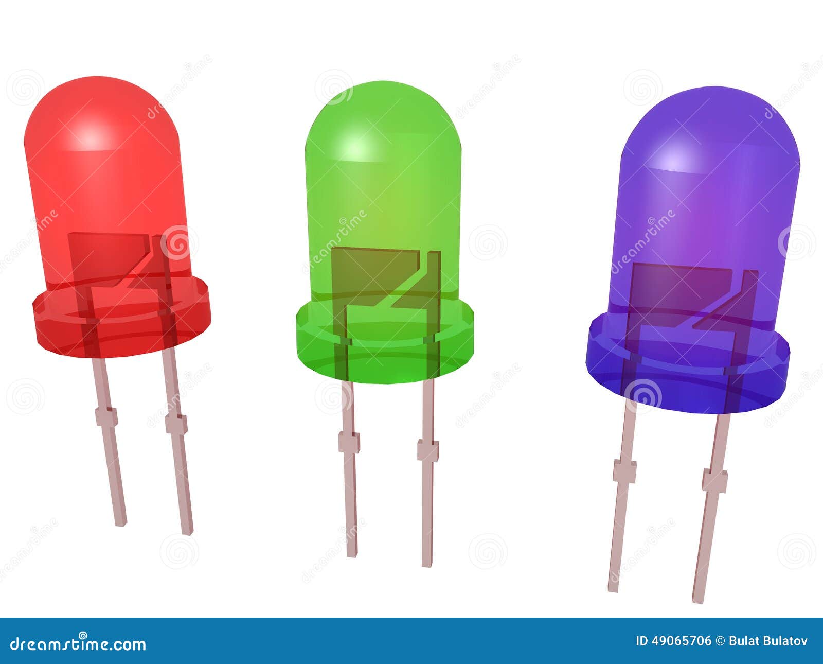 Light Emitting Bright Diode, Led Diode, Colored Leds Stock Photography ...