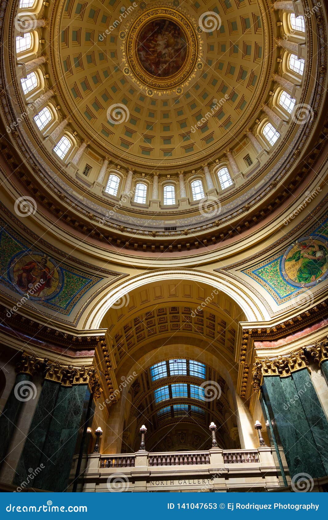 Light entering the rotunda stock image. Image of city - 141047653