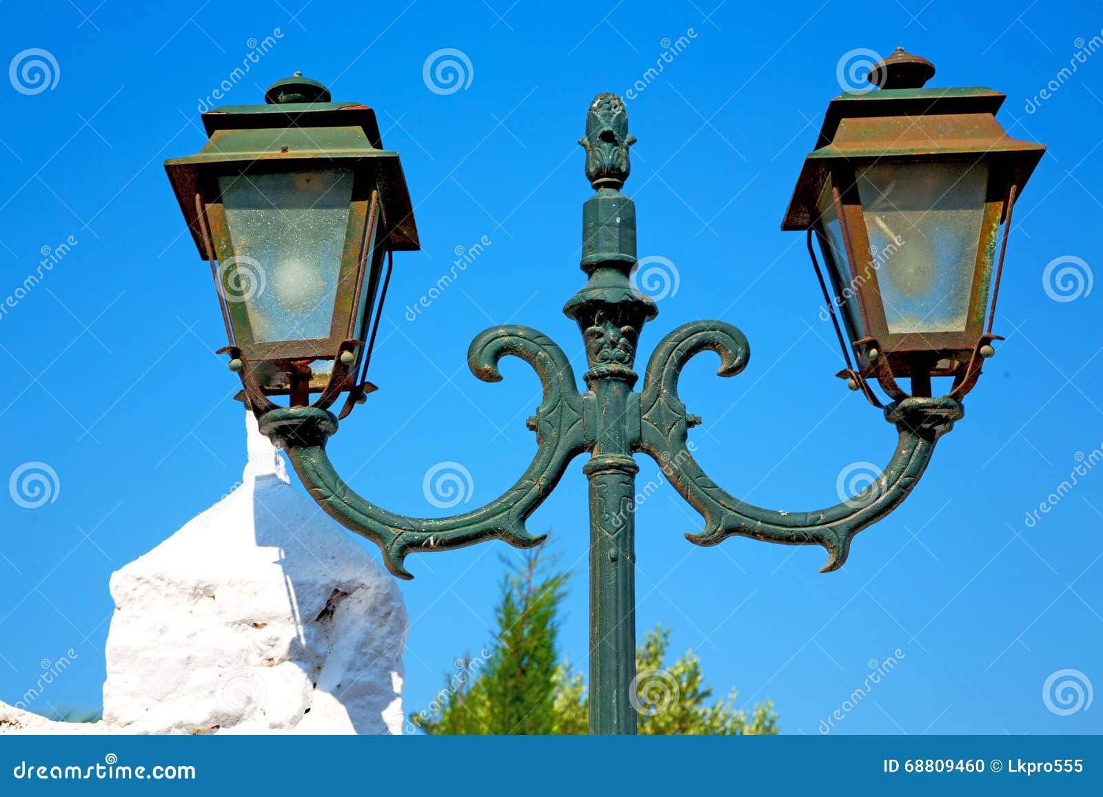 Light Europe in the Sky Greece Illumination Stock Photo - Image of ...