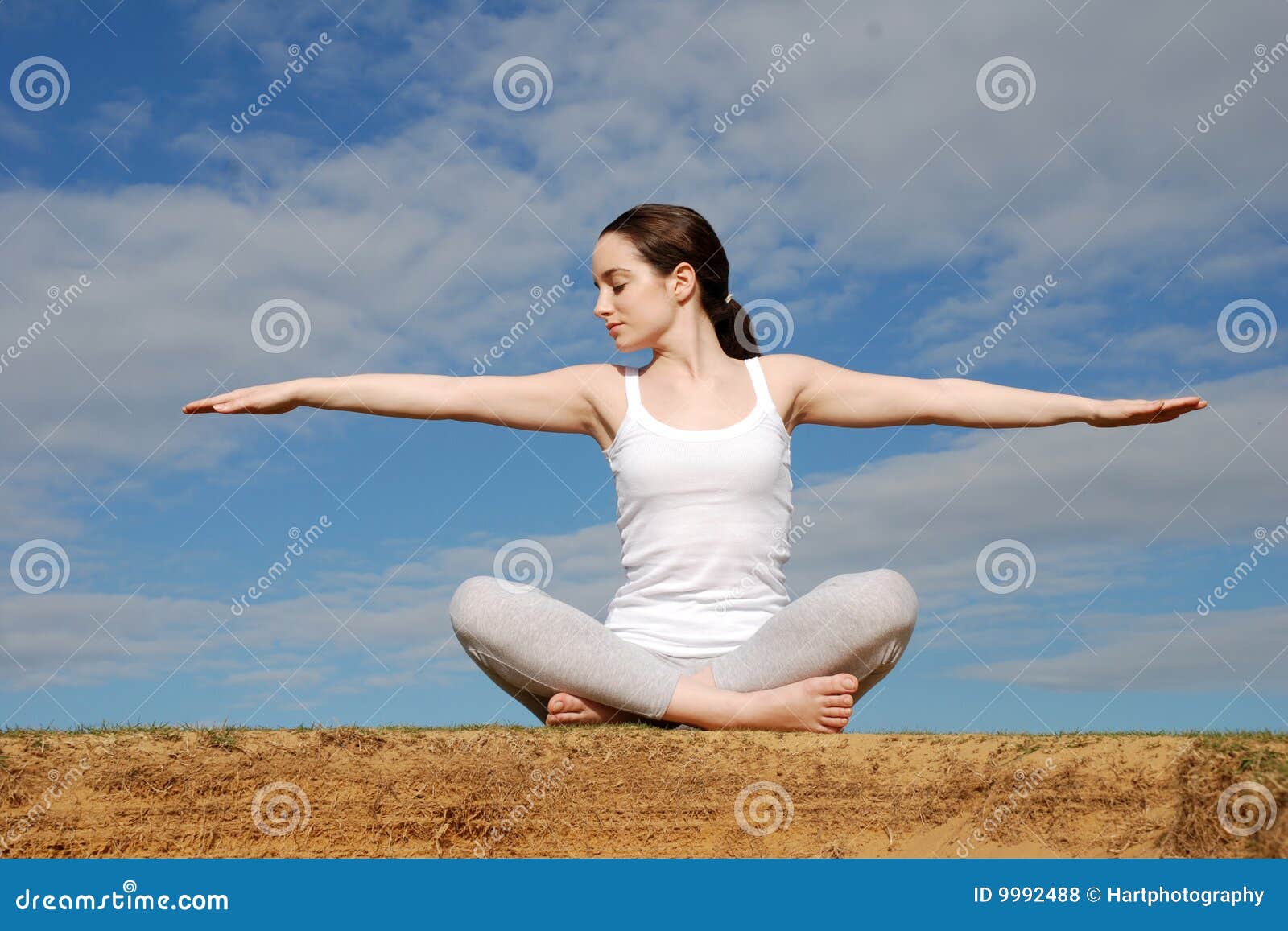 Light exercise stock photo. Image of breath, peaceful - 9992488