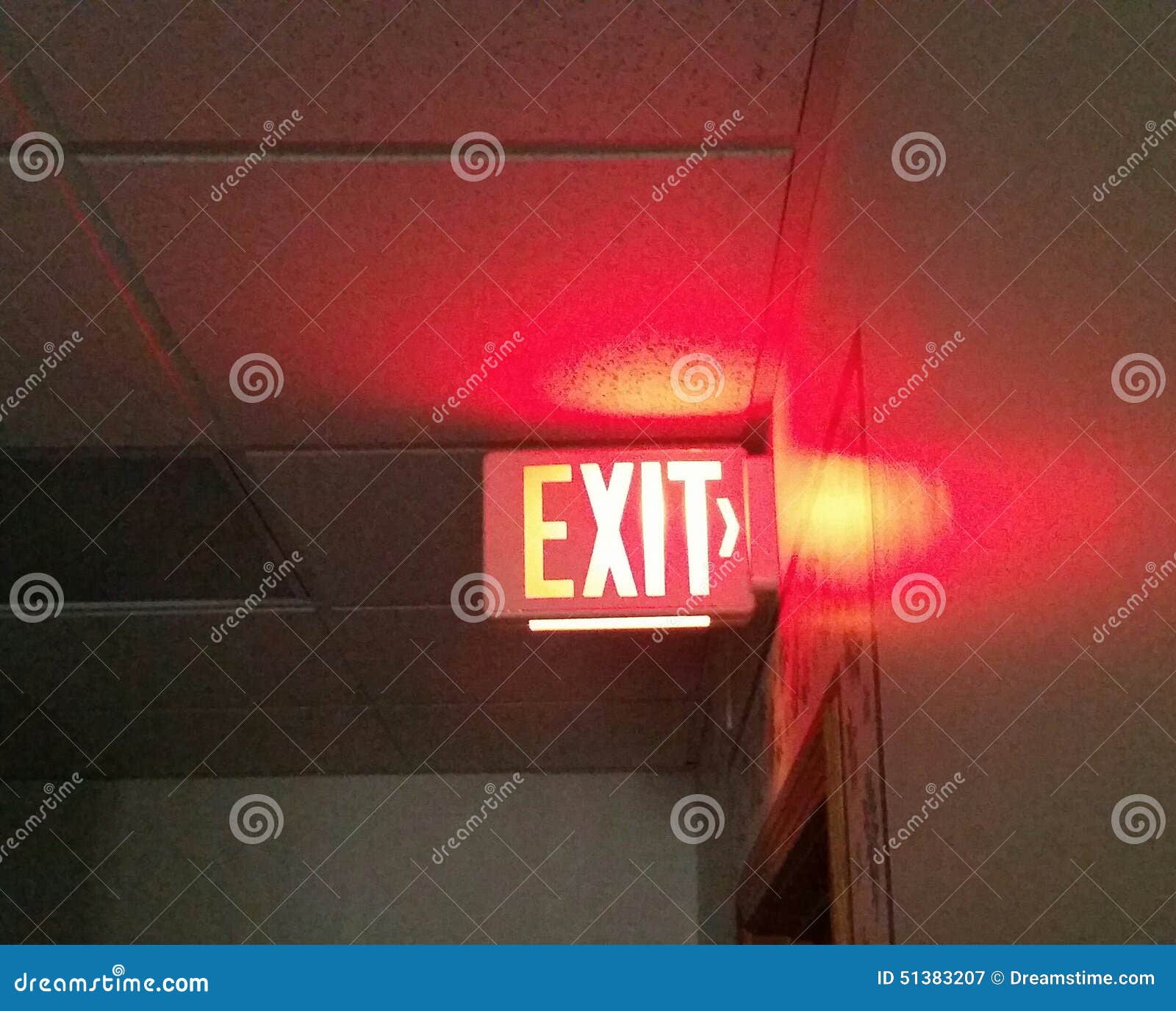 Light exit stock image. Image of glowing, bright, light - 51383207