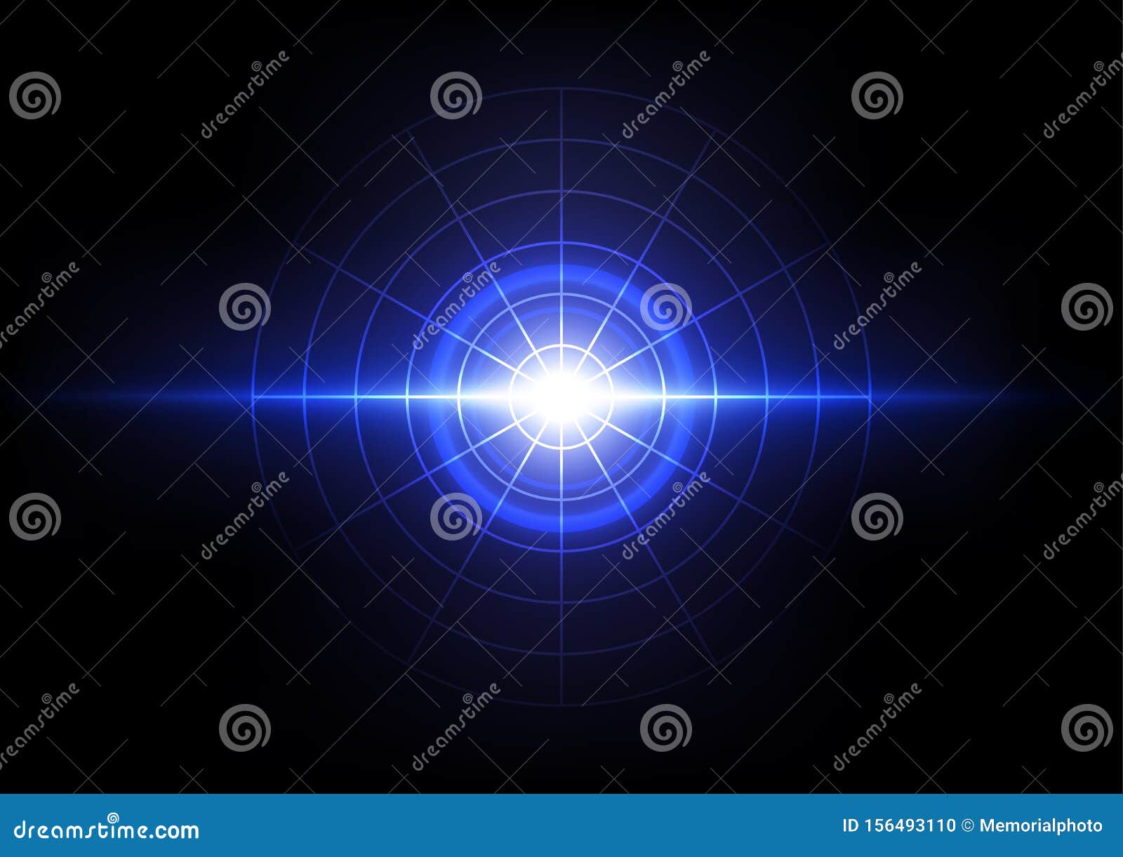 Light Explosion Abstract Background, Energy Wave Sonic Concept ...