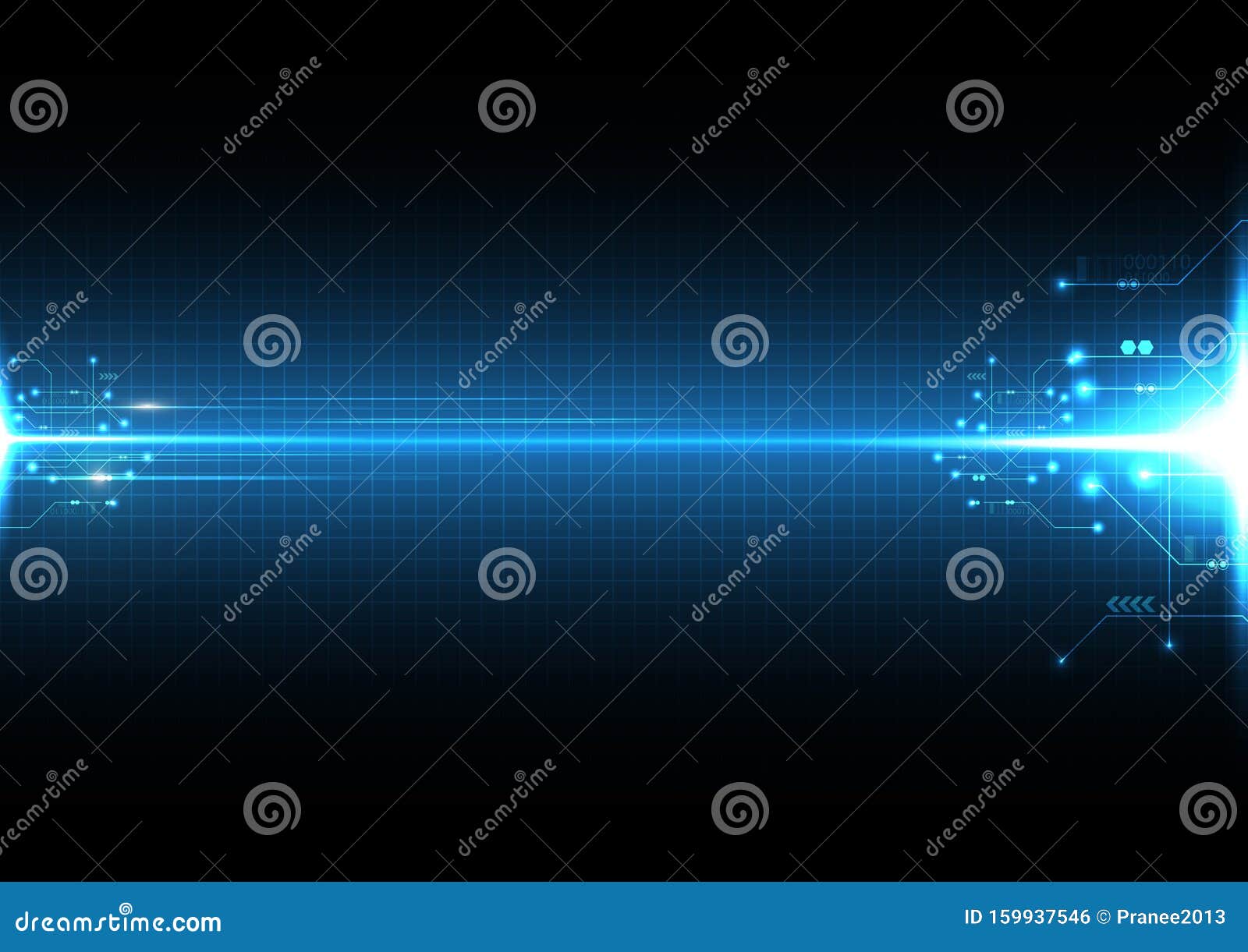 Light Explosion Abstract Technology Background Stock Vector ...