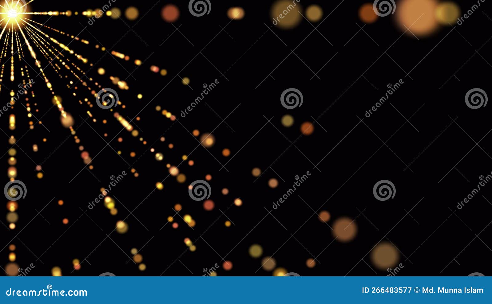 Light Explosion Star with Glowing Particles and Lines. Beautiful ...