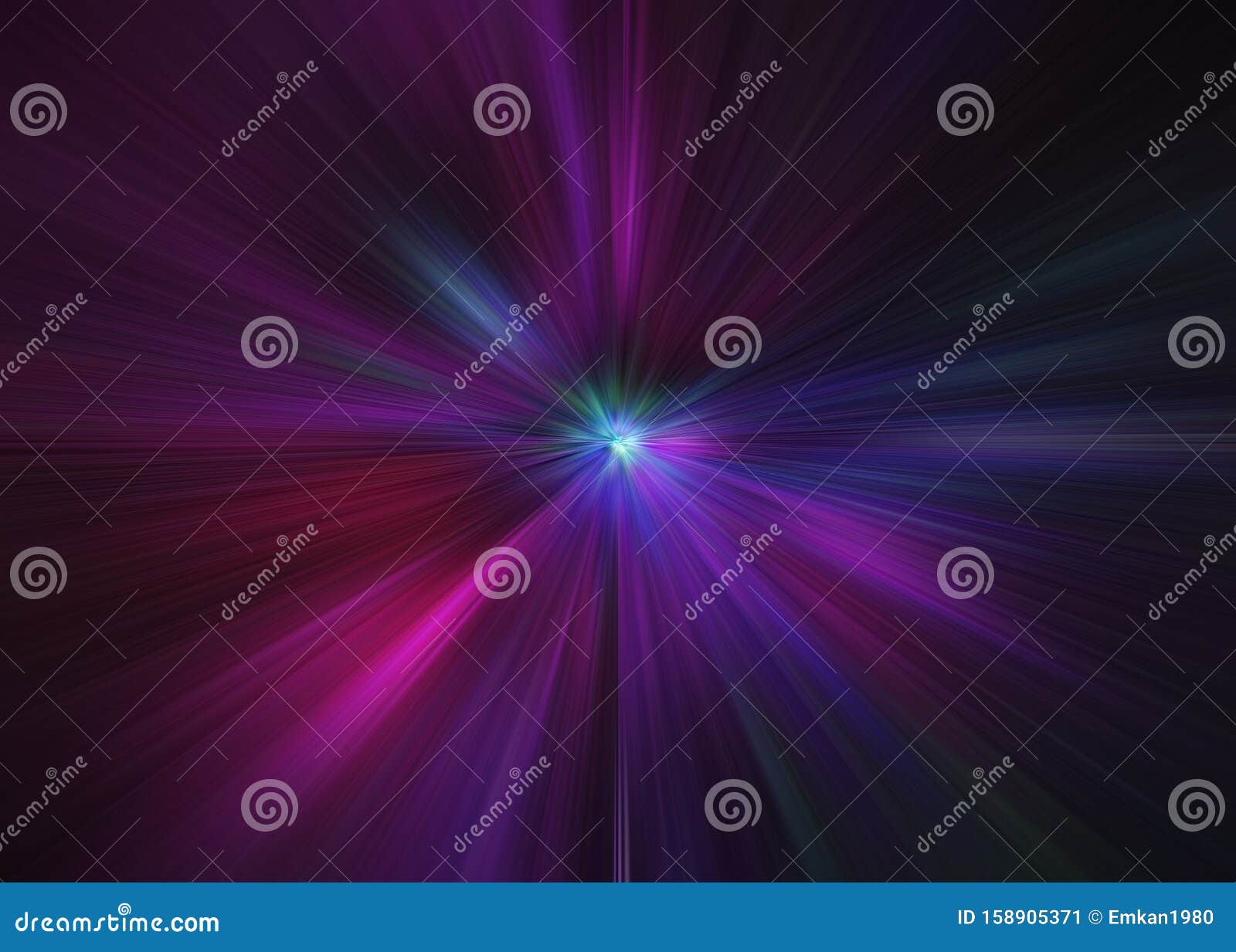 Light Explosion Star with Glowing Particles and Lines. Beautiful ...