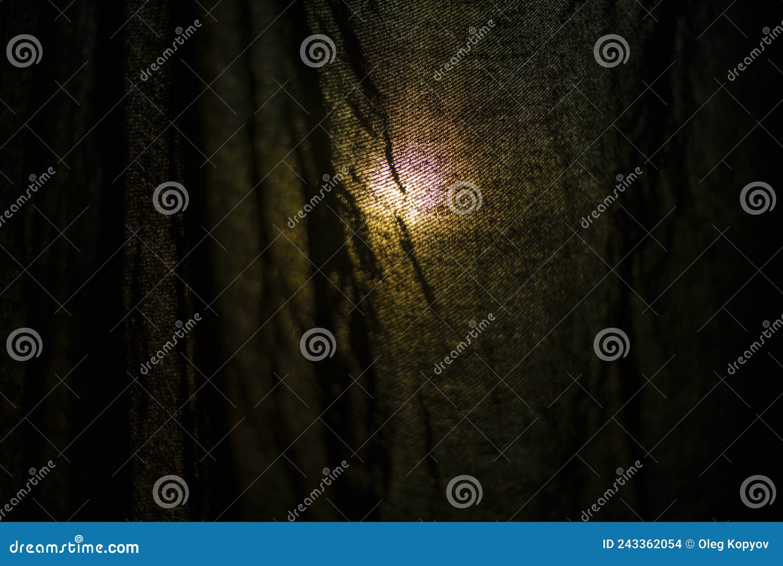Light through Fabric. Sun Shines through Curtains Stock Photo - Image ...