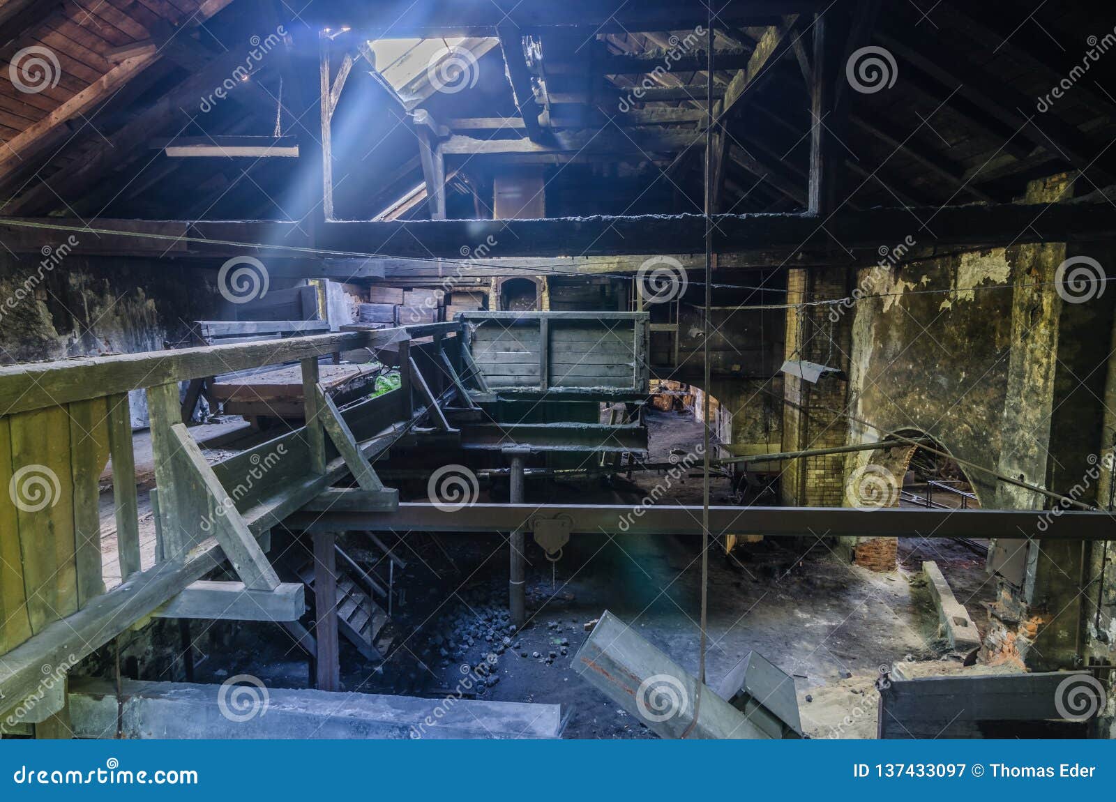 Light in an factory stock image. Image of oblivion, environmental ...