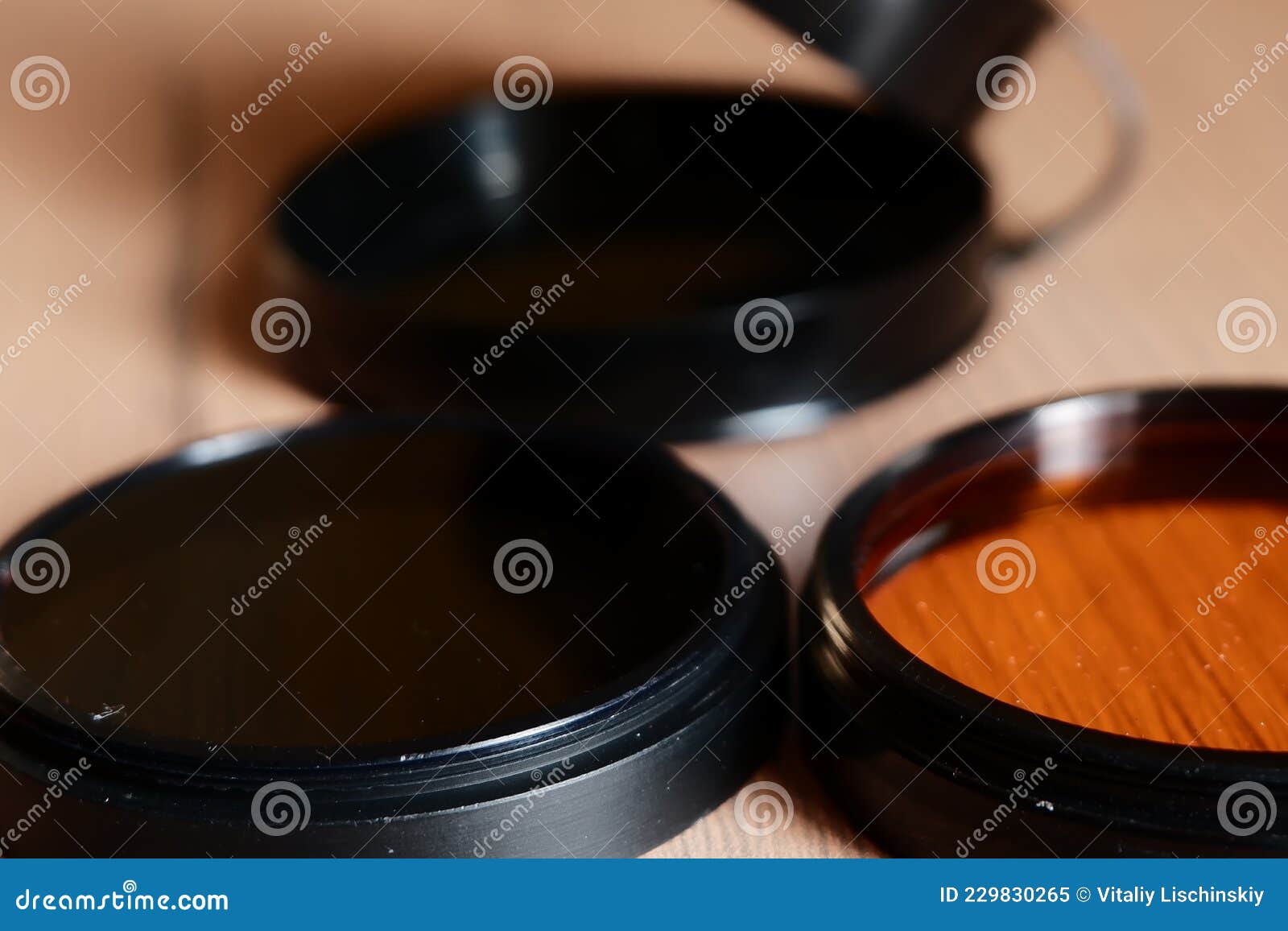 Light Filters for an Old Camera Stock Image - Image of accessories ...