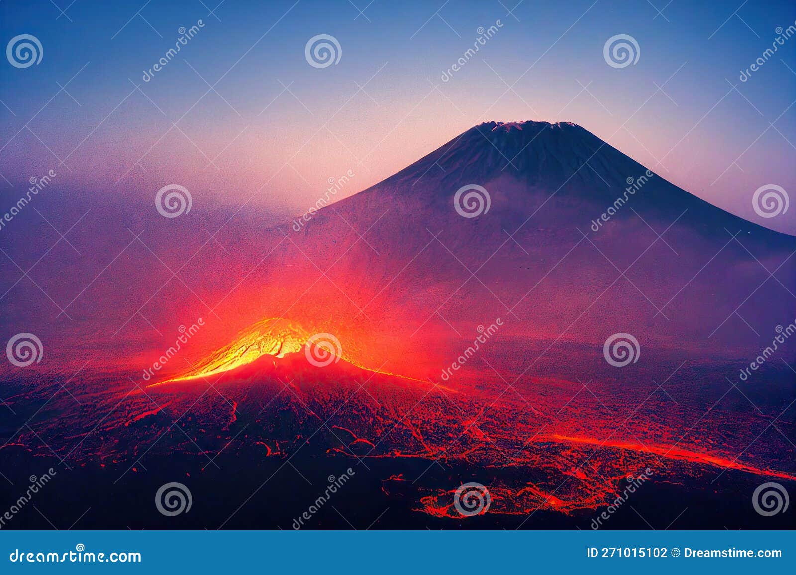 Light from Fire Rising from Lava Texture Burning Volcano Stock Photo ...