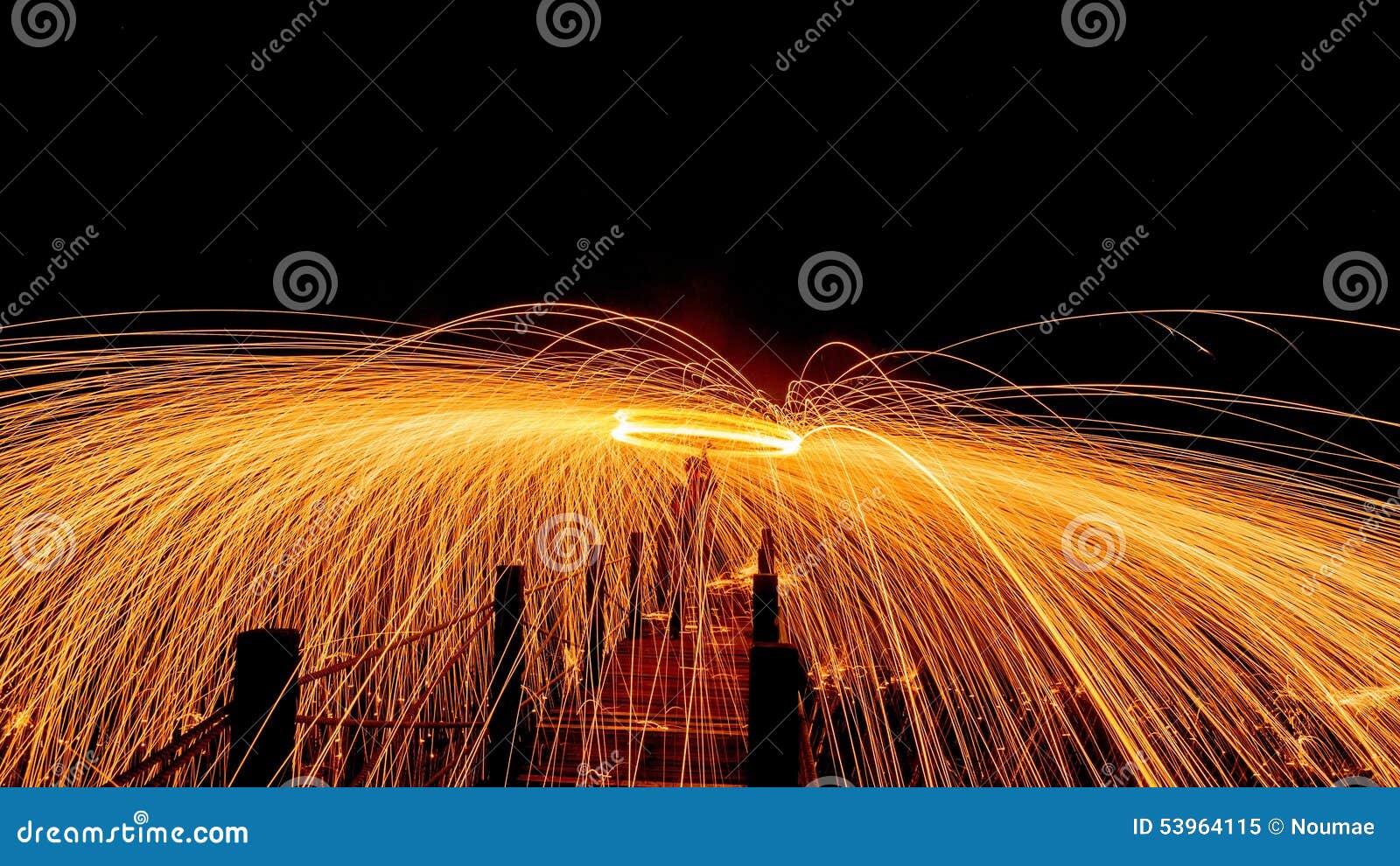 Light fire Spin stock image. Image of long, time, shutter - 53964115
