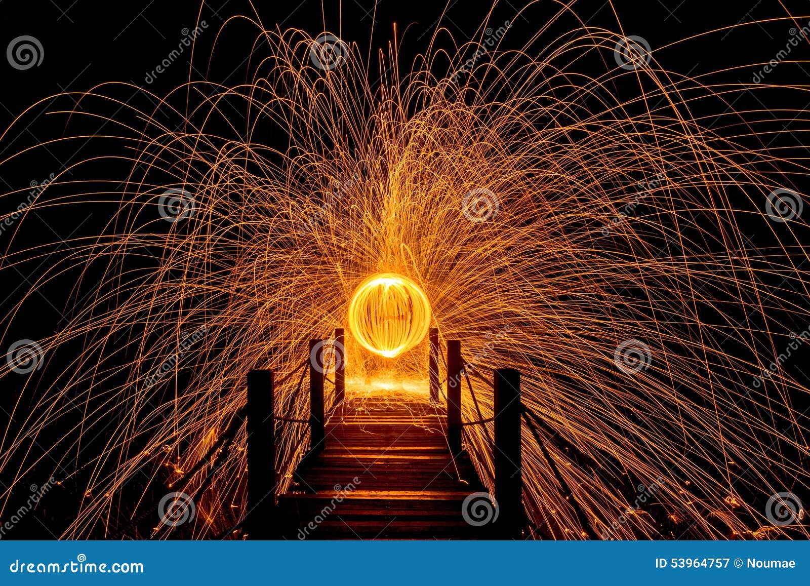 Light fire Spin stock image. Image of long, fantasy, homemade - 53964757