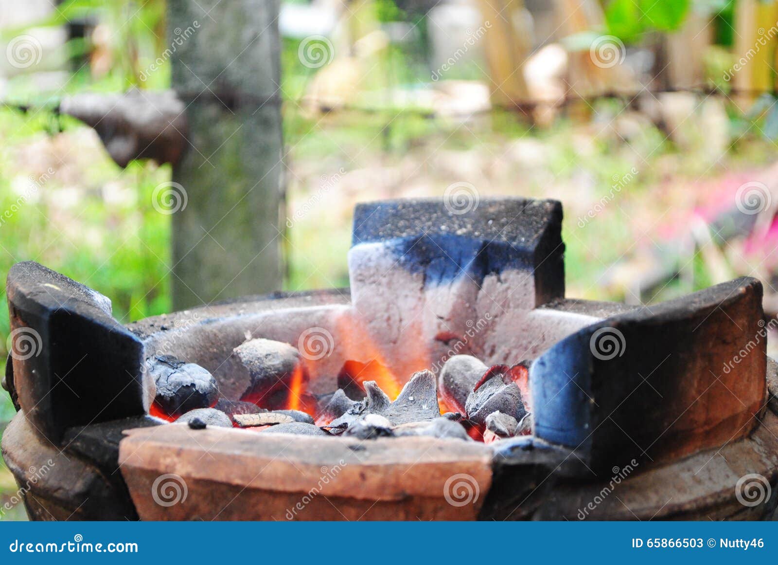 Light the Fire on the Stove. Stock Image - Image of real, string: 65866503