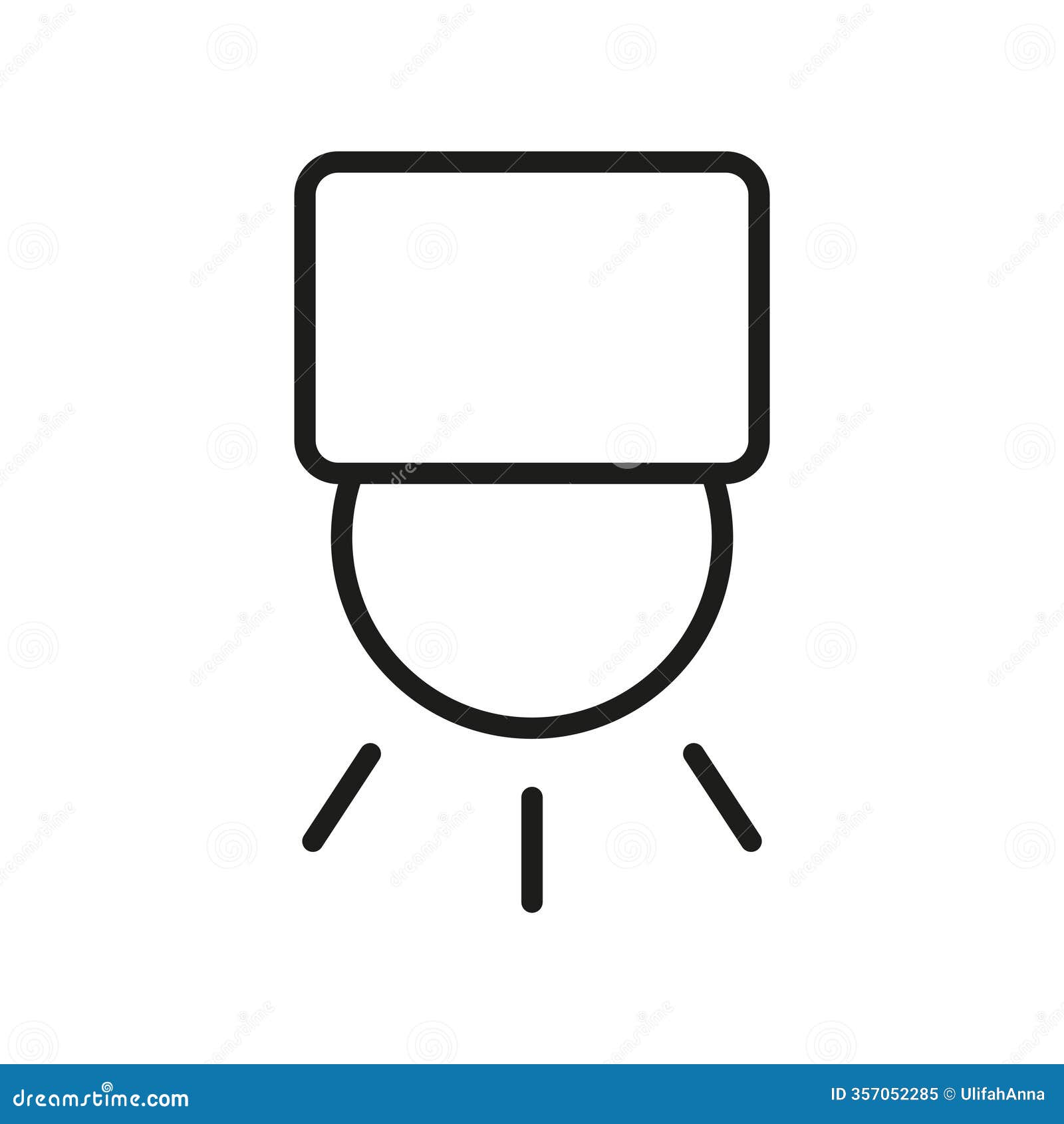 Light Fixture Bathroom Icon Vector Basic Design Simple And Modern ...