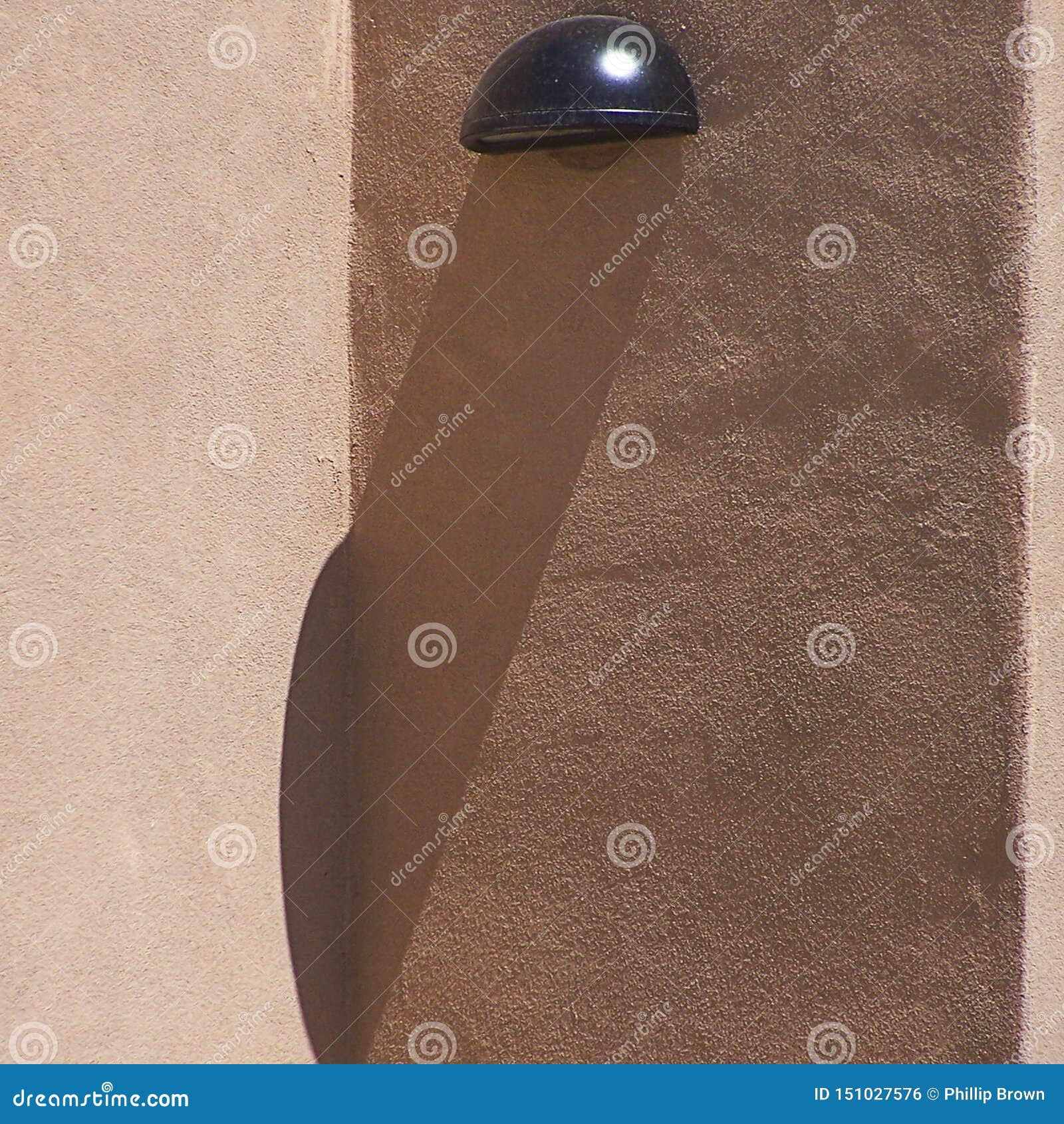 Light Fixture and Corners and Shadows Create an Abstract Design of ...