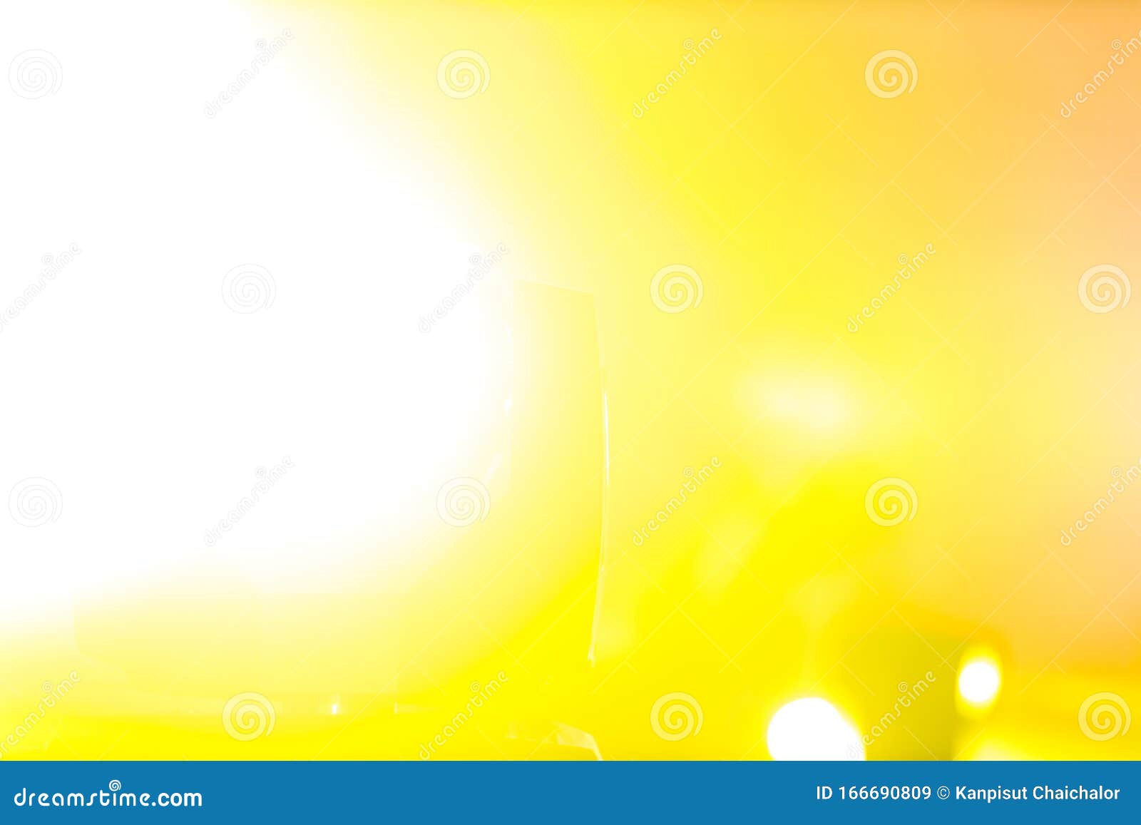 Light Flare. Abstract Background, Beautiful Rays of Light. Yellow ...