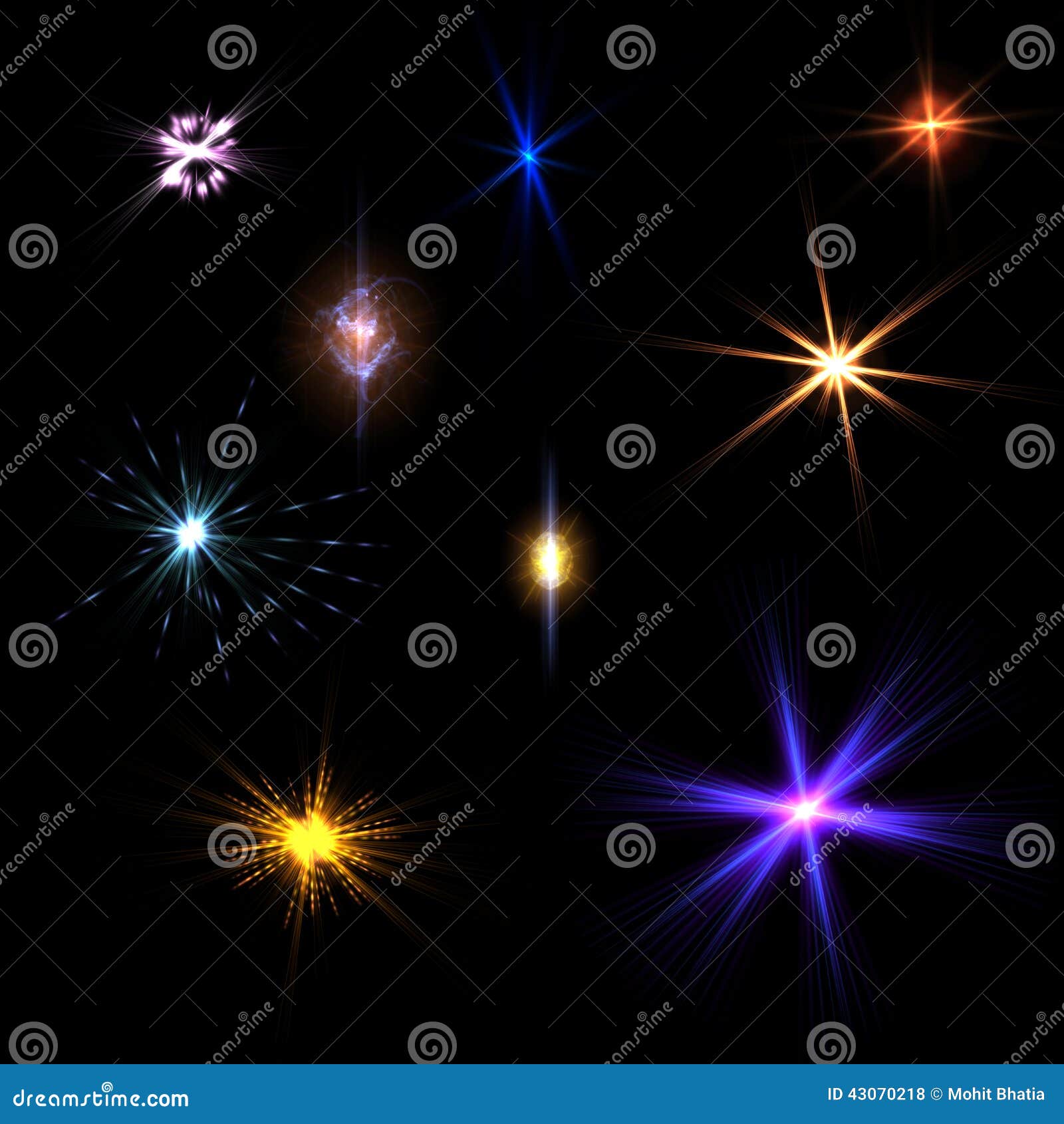 Light Flare Effects stock illustration. Illustration of festival - 43070218