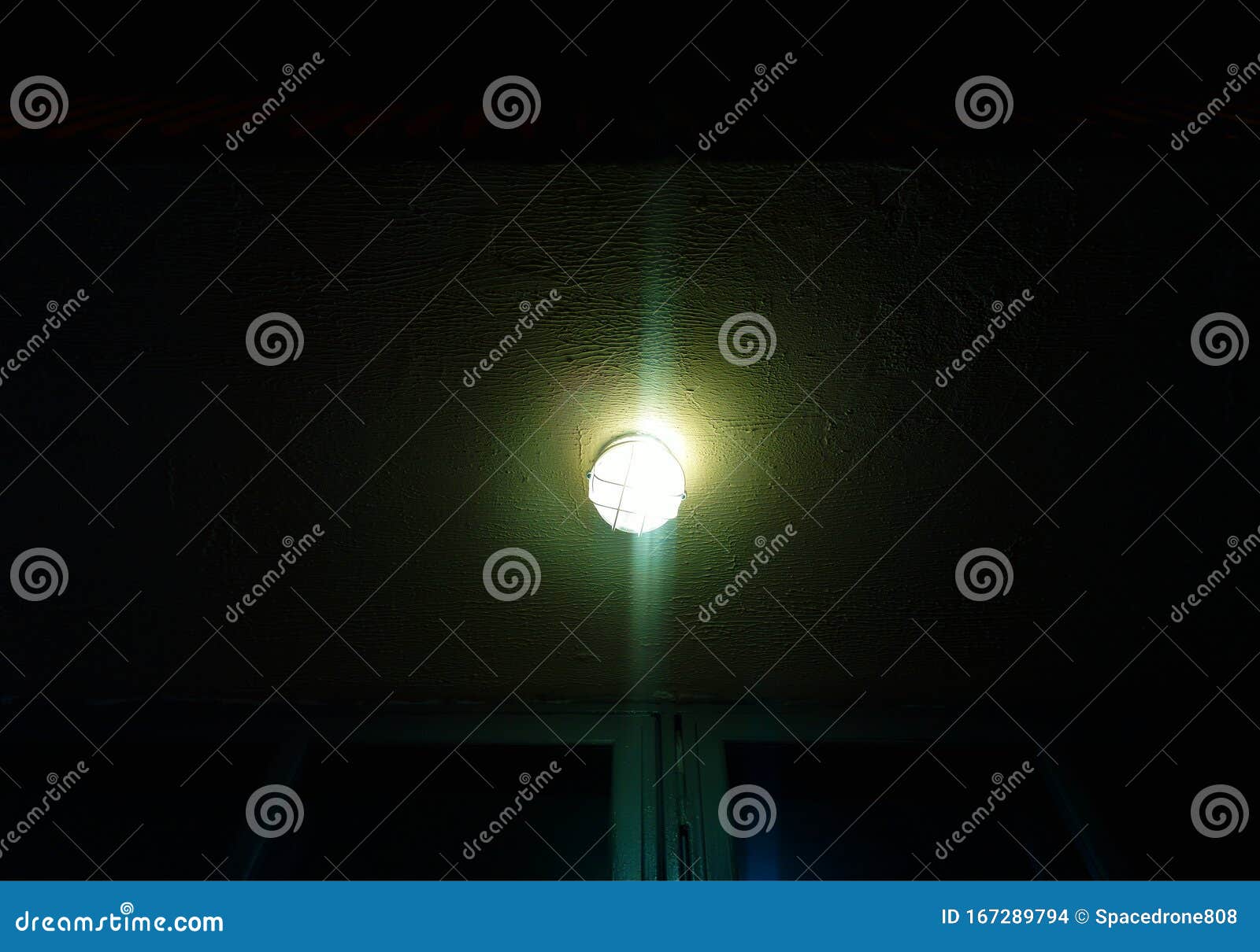 Light Flare from Night Lamp Background Stock Photo - Image of textured ...