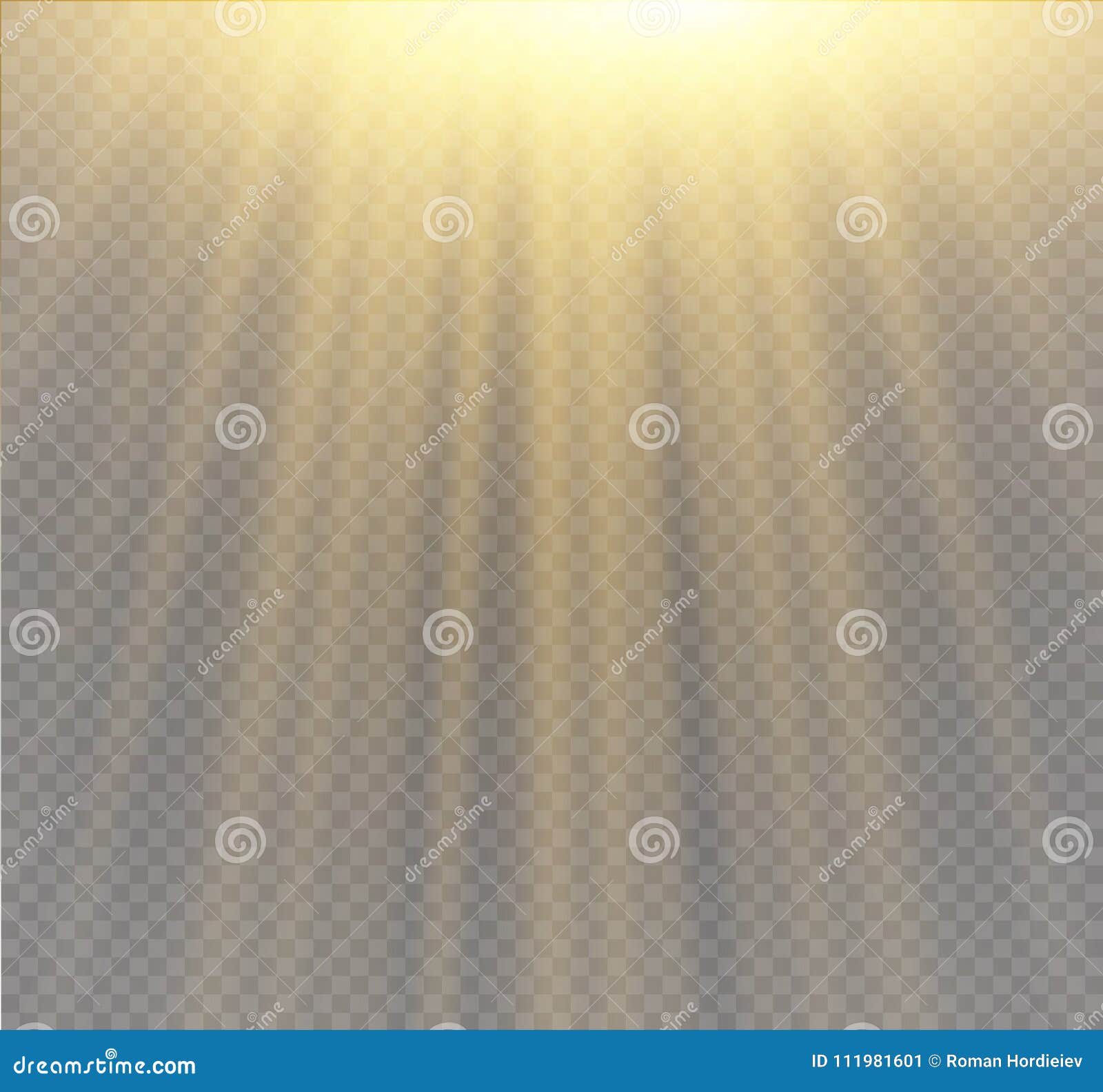 Light Flare Special Effect with Rays of Light and Magic Sparkles Stock ...