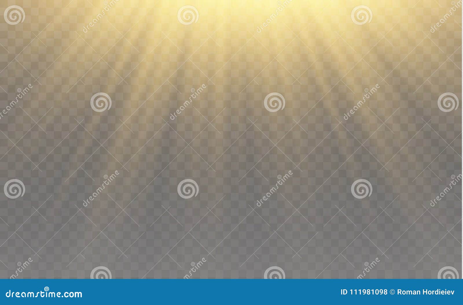 Light Flare Special Effect with Rays of Light and Magic Sparkles Stock ...