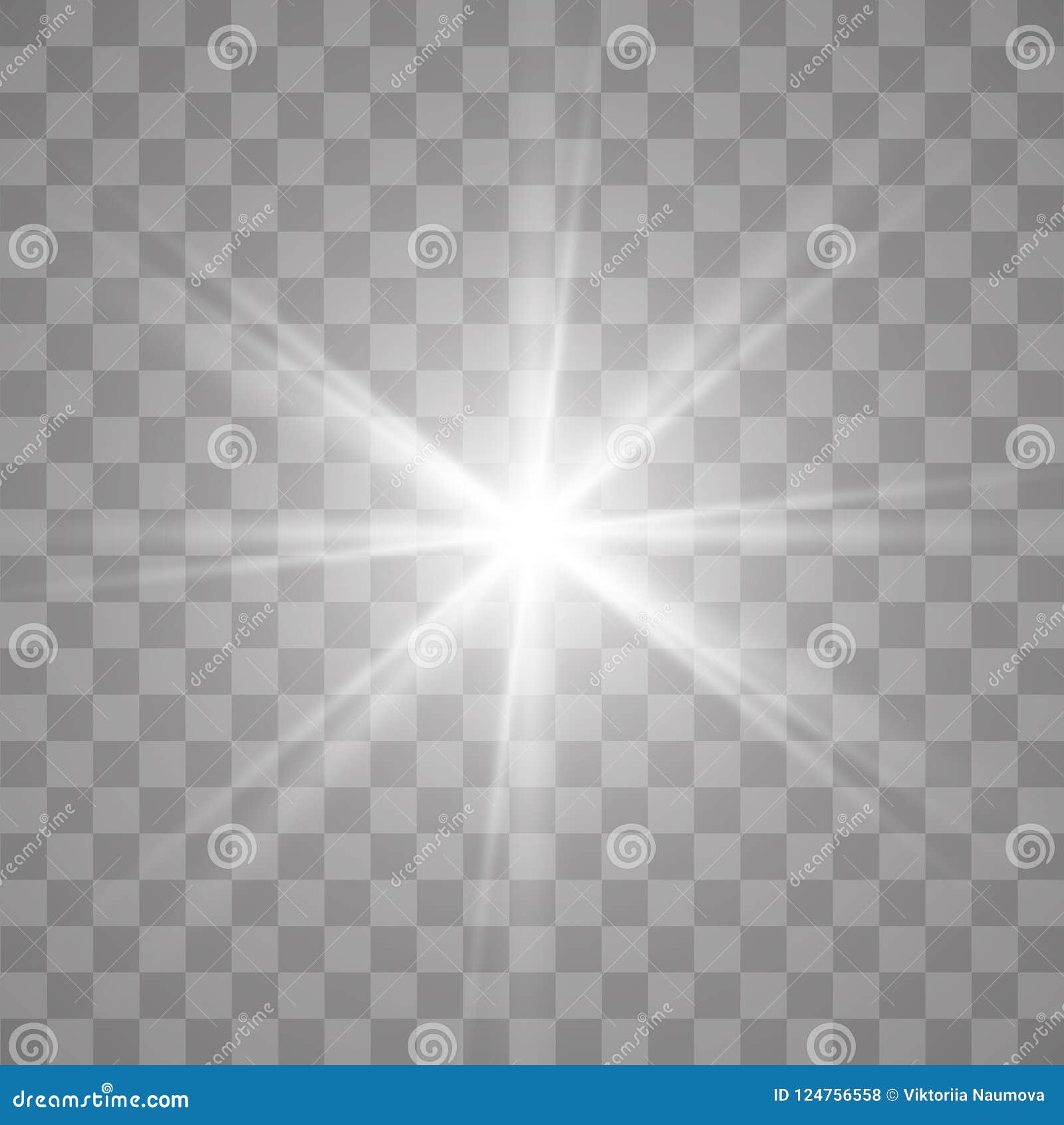 Light Flare Special Effect. Illustration. Vector Sparkles on ...