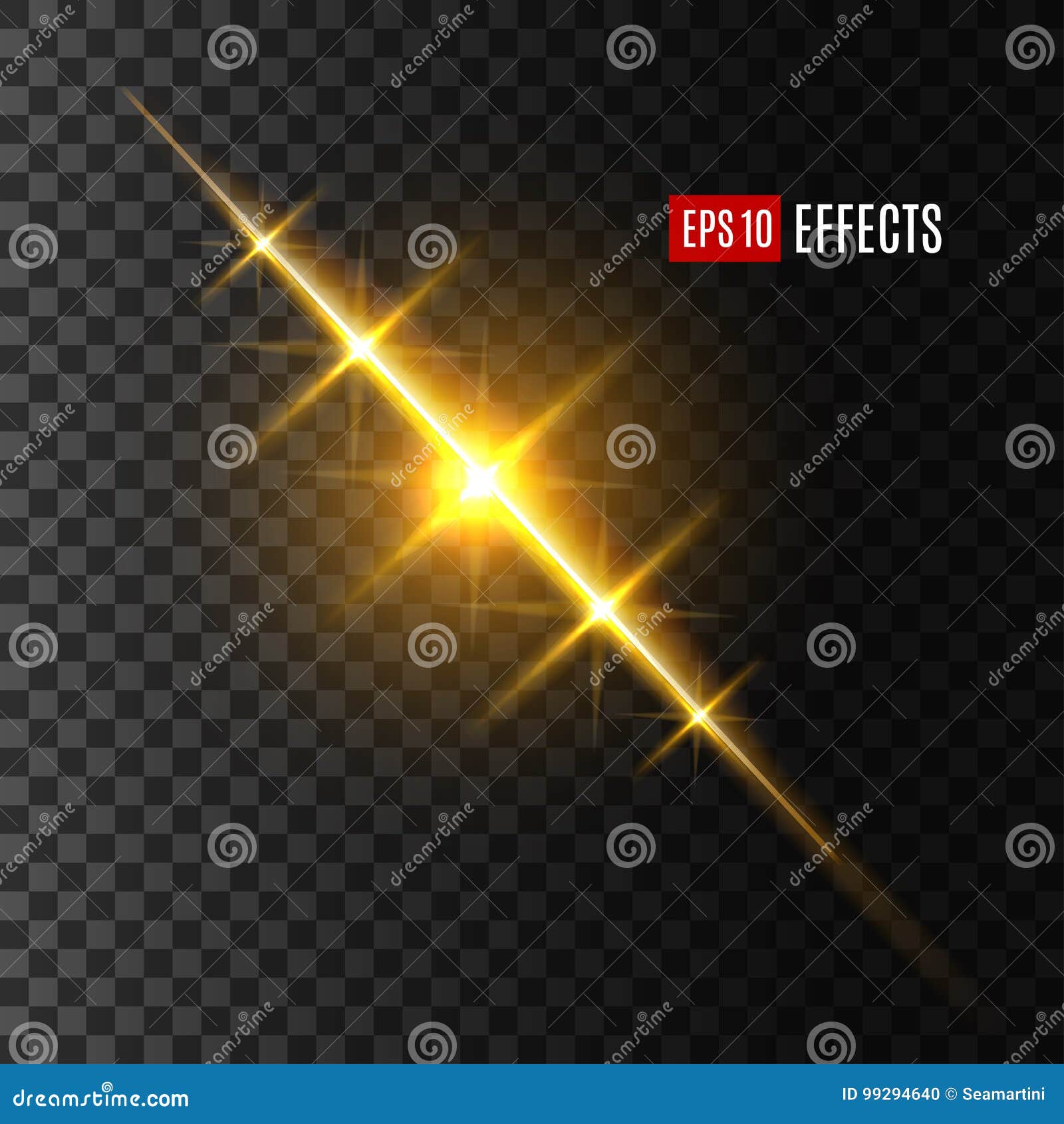 Light Flash or Sun and Star Shine Effect Stock Vector - Illustration of ...