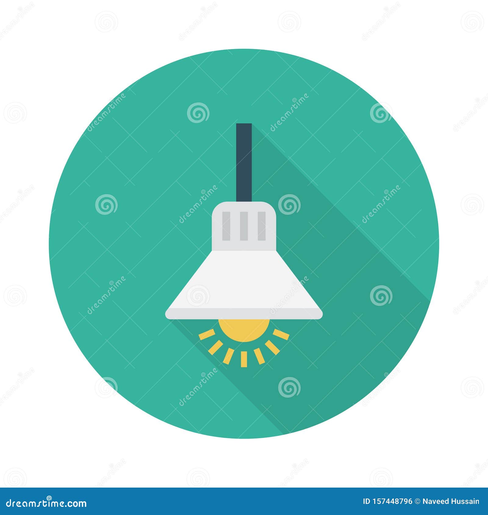 Light flat vector icon stock vector. Illustration of trapezoidal ...