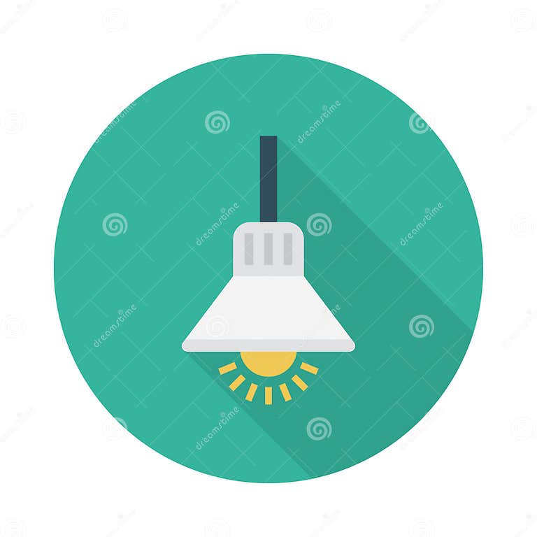 Light flat vector icon stock vector. Illustration of trapezoidal ...