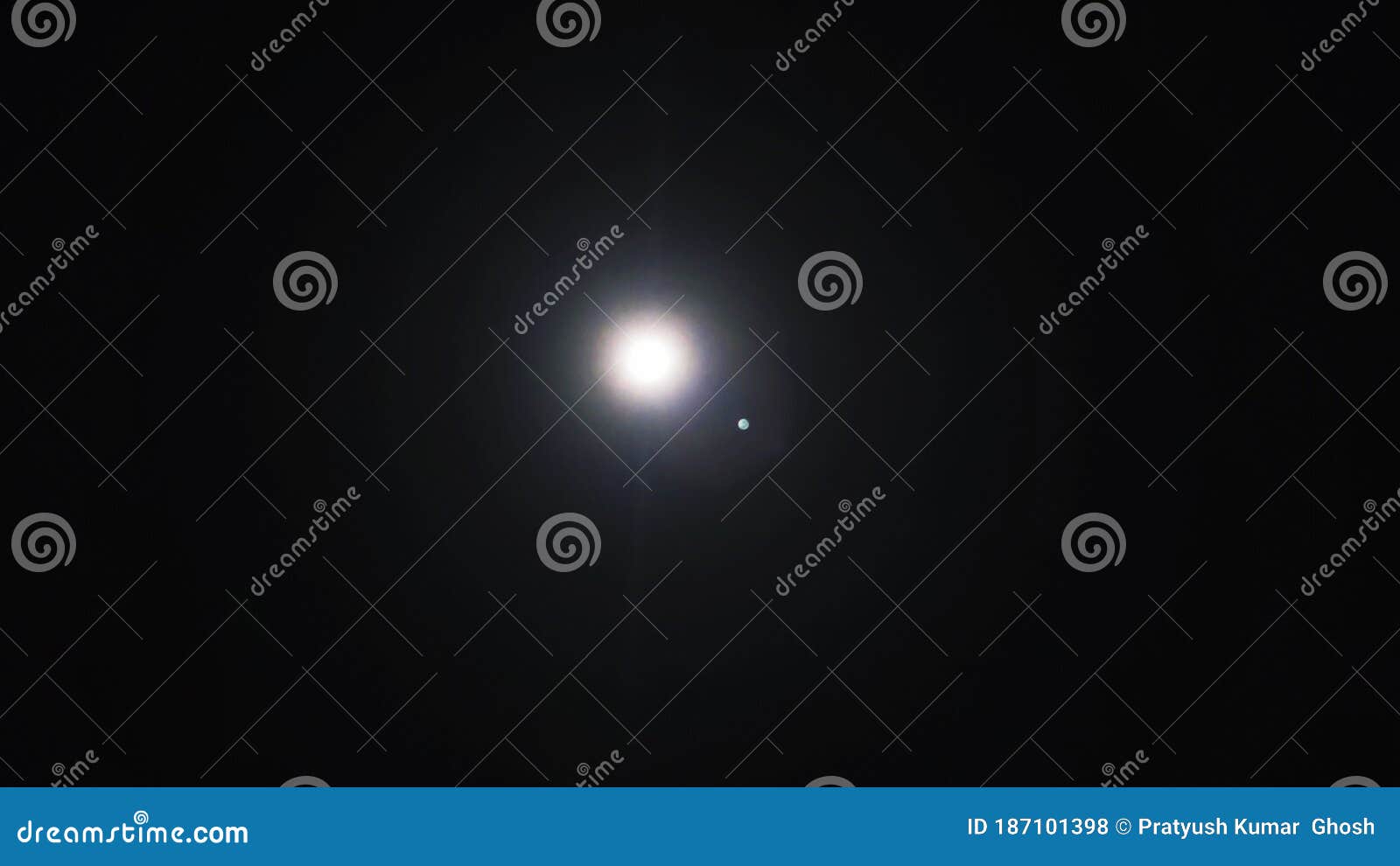 Light from a Fool Moon in Dark Night Stock Photo - Image of dark, fool ...