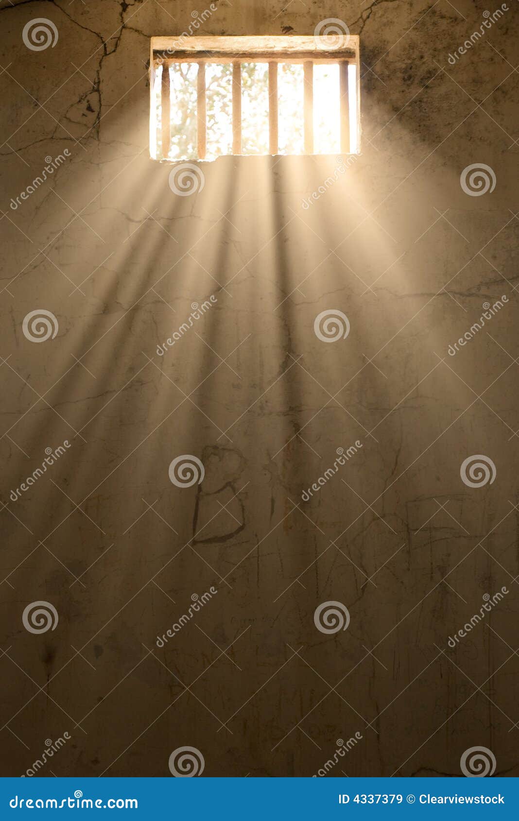 Light of Freedom or Hope Jail Stock Vector - Illustration of stone ...