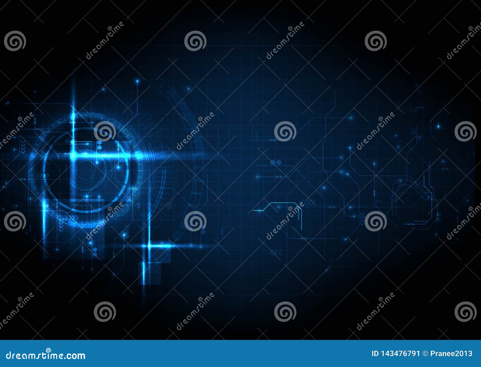 Light Futuristic Circuit Digital Technology Stock Vector - Illustration ...
