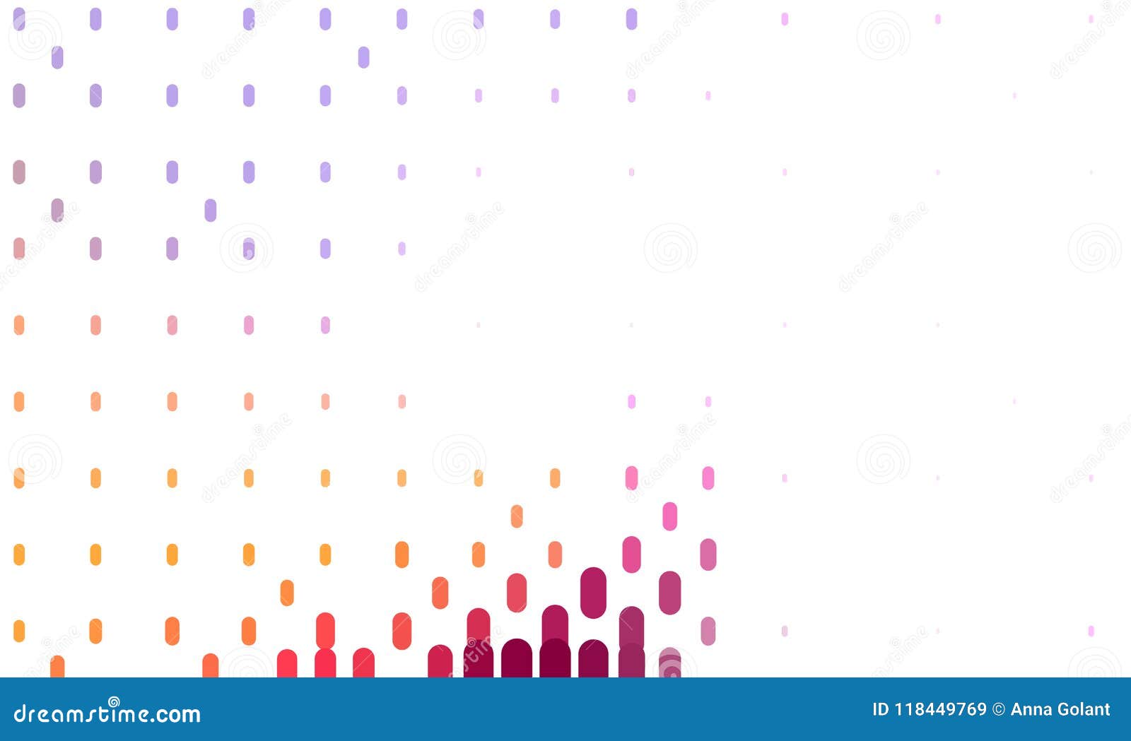 Light Geometric Background.Colorful Gradient Ovals, Ellipses Pattern ...