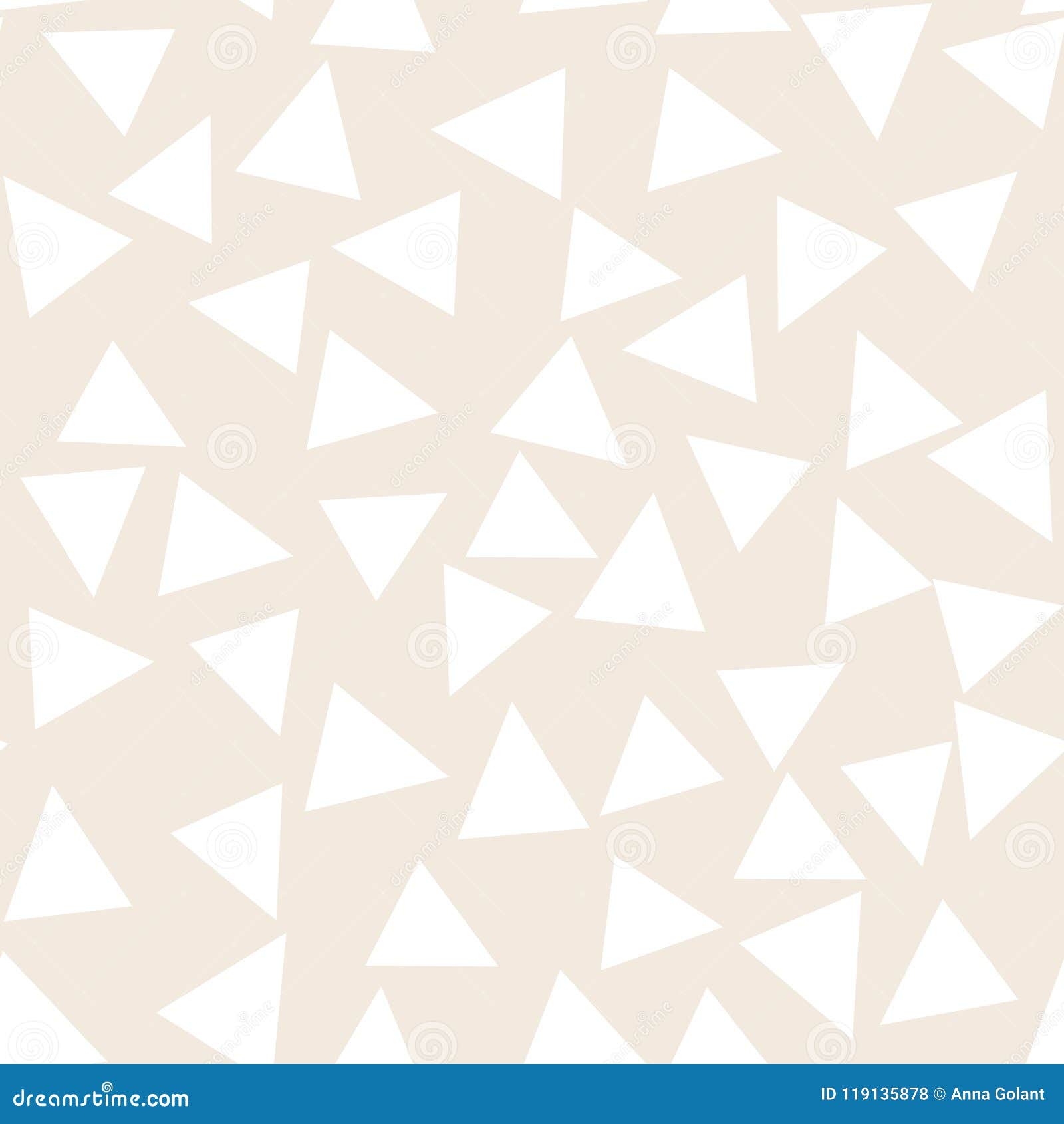 Light Geometric Background with Triangles. Seamless Pattern Two Colors ...