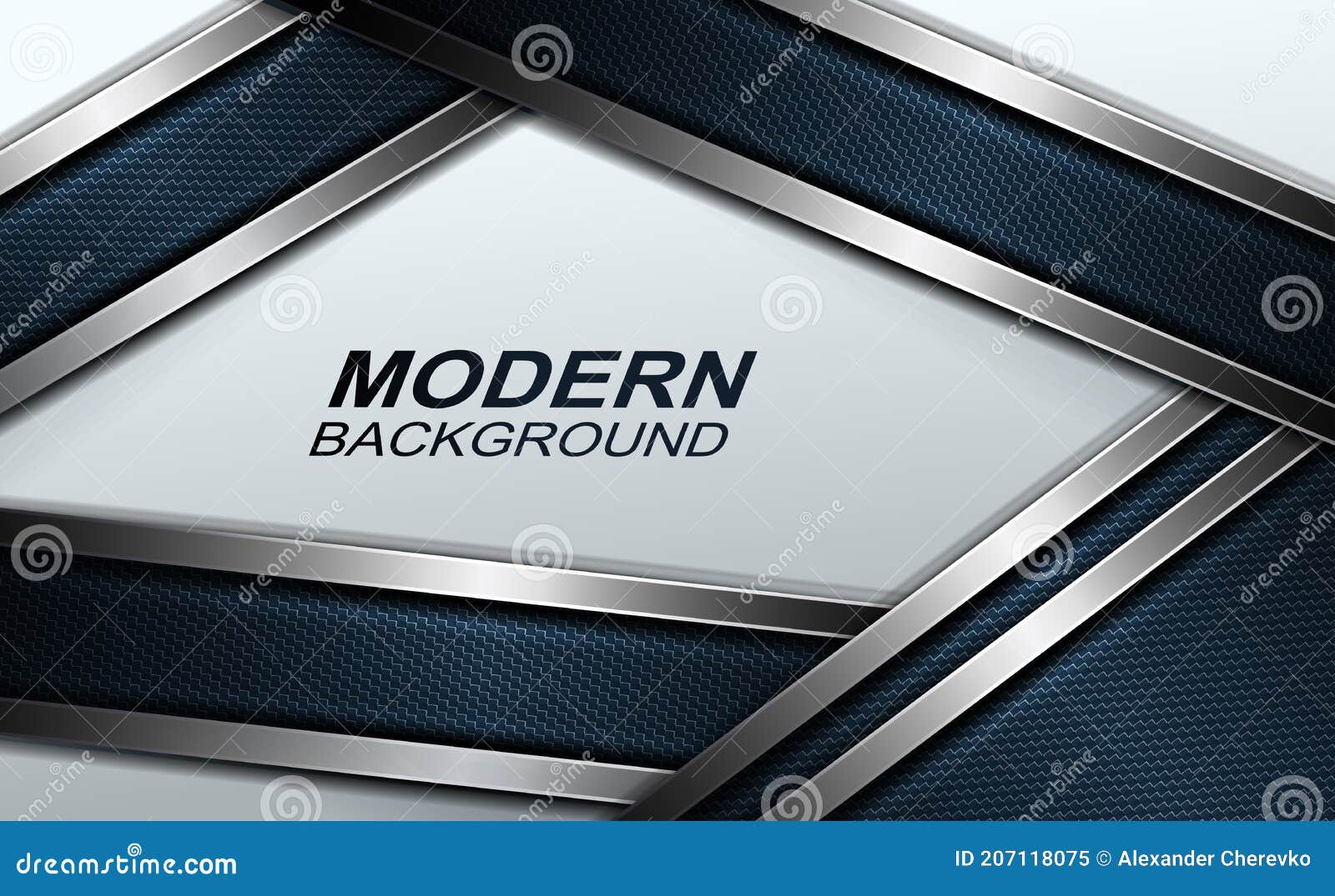 Light Geometric Design with Blue Textured Rectangular Frames with ...