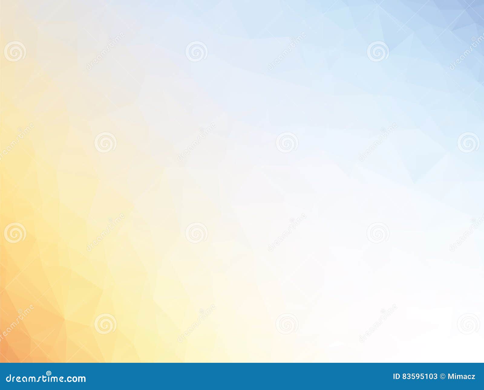 Light Geometric Orange Blue Texture Soft Background Stock Vector ...