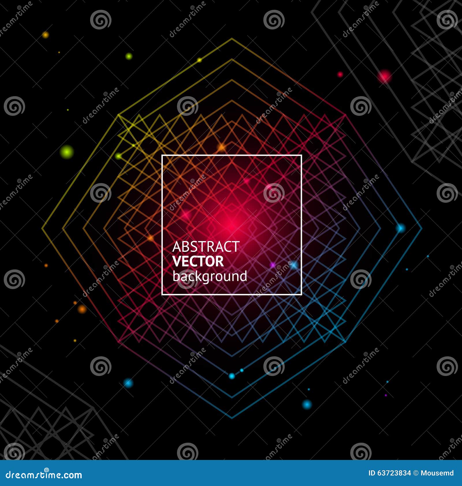 Light Geometry Background. Vector Stock Vector - Illustration of ...