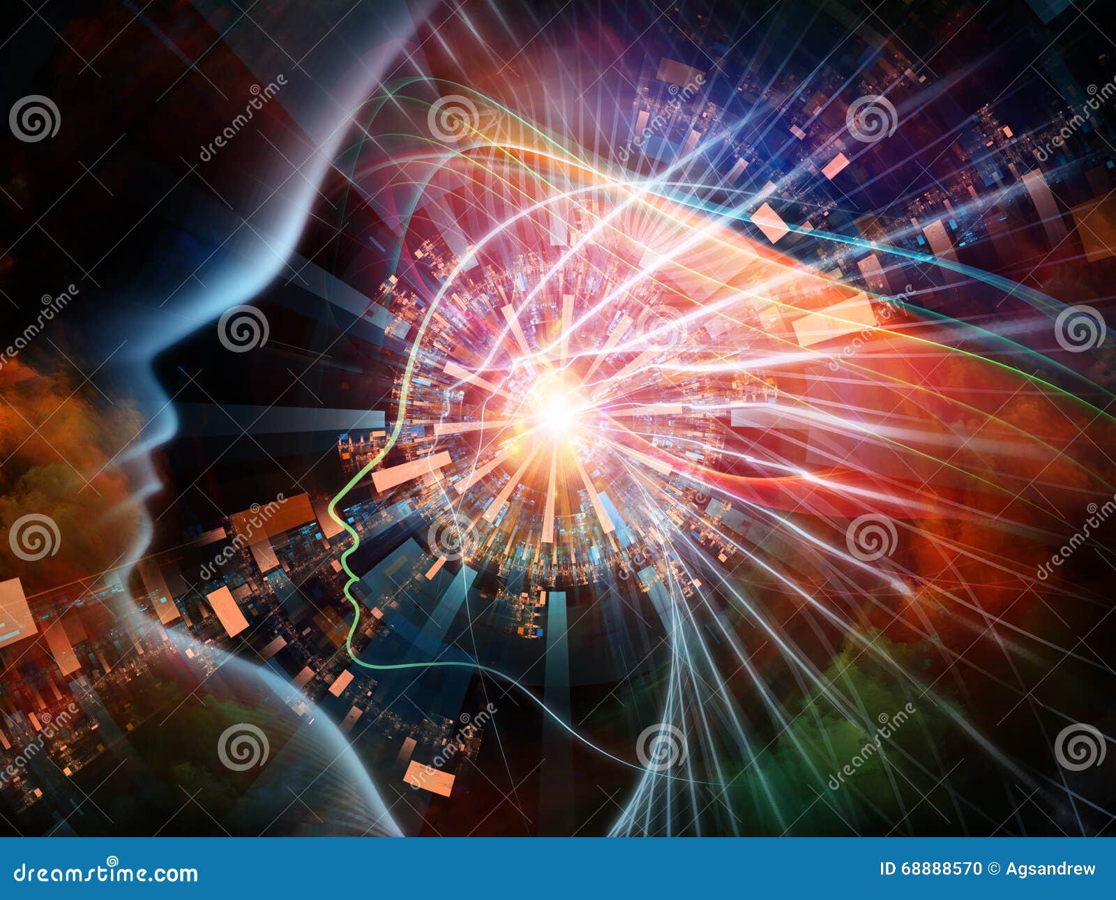 The Light within stock illustration. Illustration of mystical - 68888570