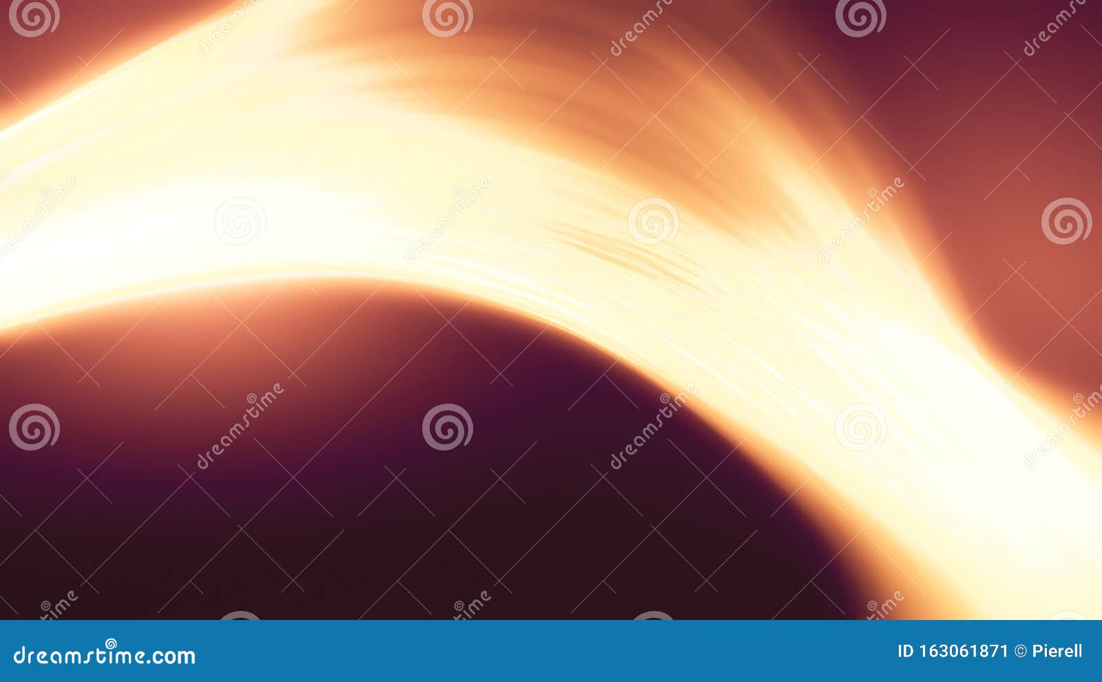 Light Glow Abstract Effect Black Background. 3d Illustration, 3d ...