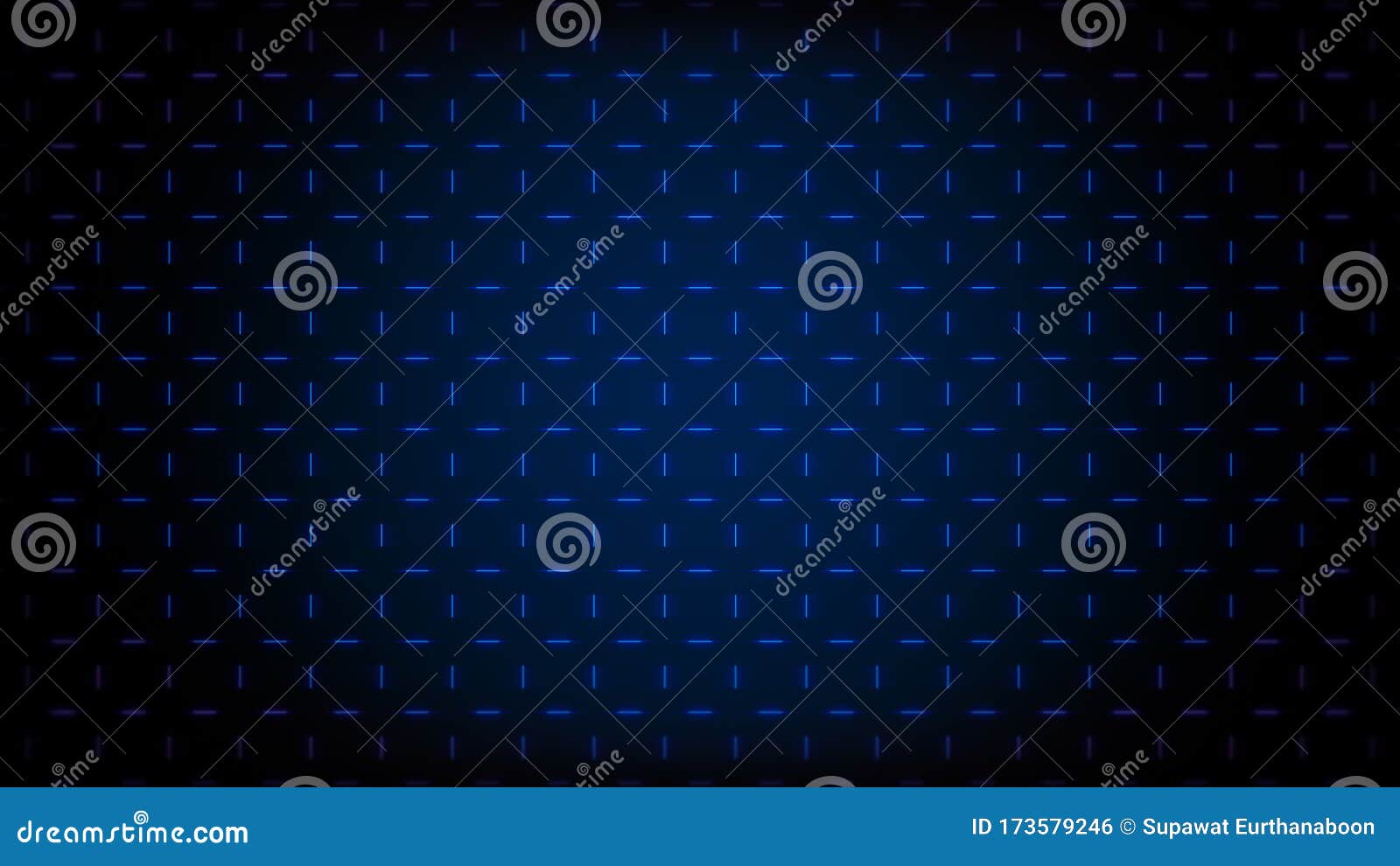 Light Glow Led Striped Grid Pattern Blue Gradient Background. Abstract ...