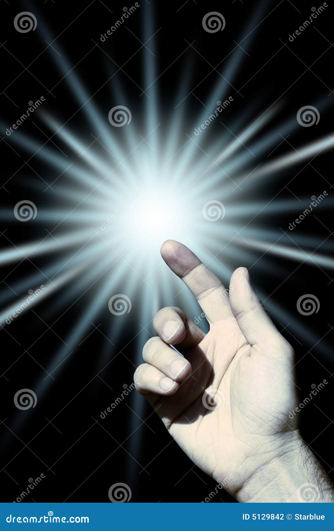 Light of God stock photo. Image of hand, religious, pointing - 5129842