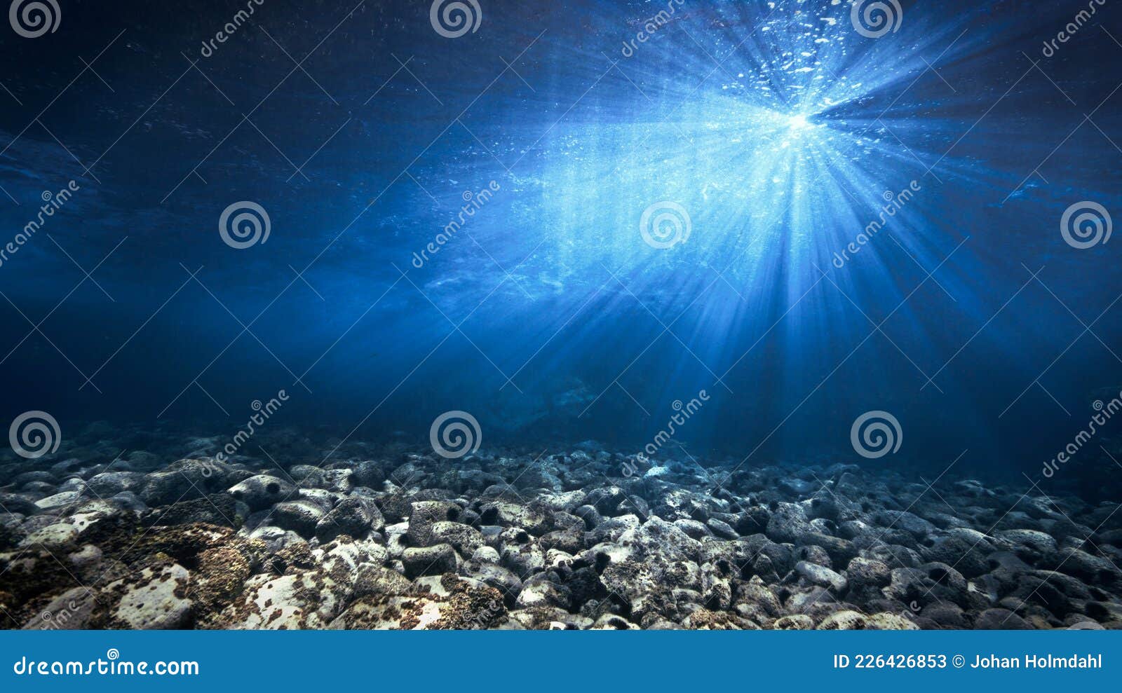 The Light of God Underwater Stock Image - Image of explosion, ocean ...