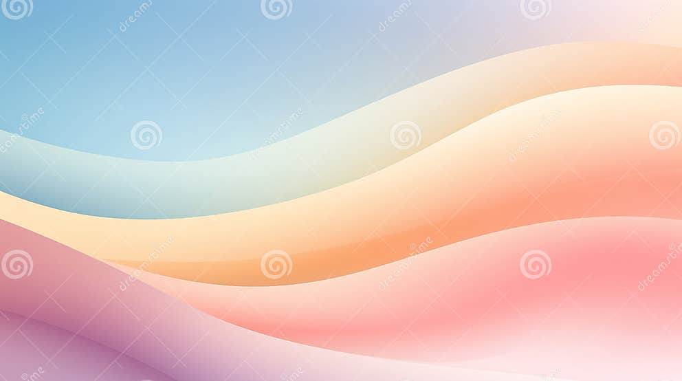 Light Gradient Background with Pale Colors Design Stock Illustration ...