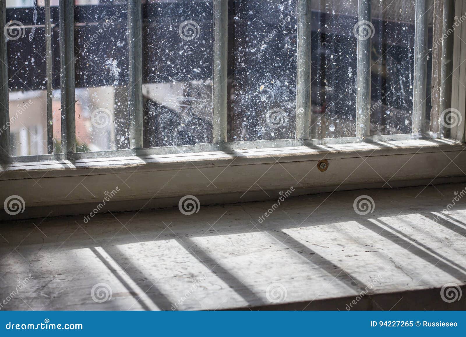 Light through the Grate Window Stock Image - Image of closed, bright ...