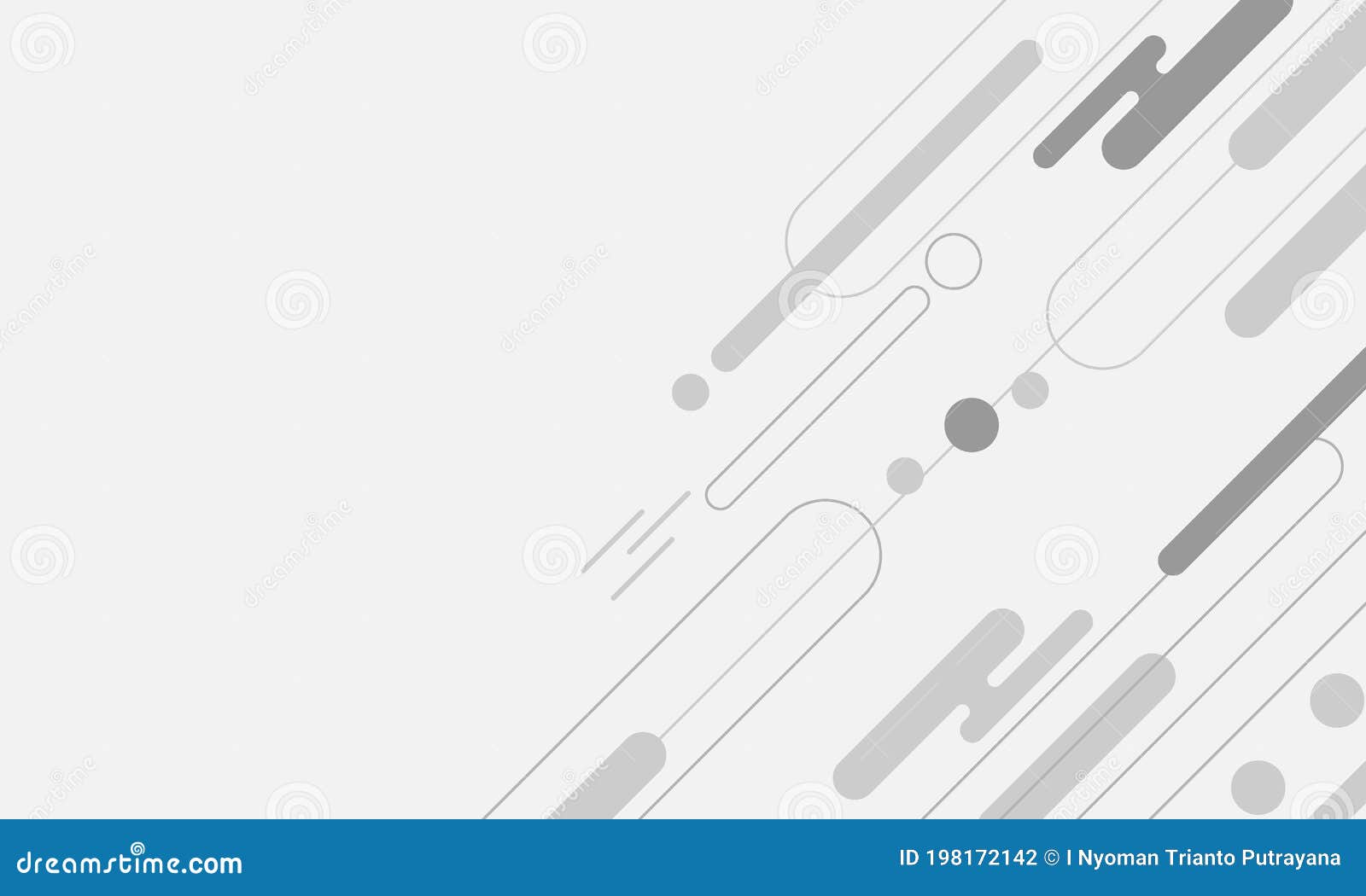 Light Gray Abstract with White and Gray Diagonal Rounded Border Lines ...