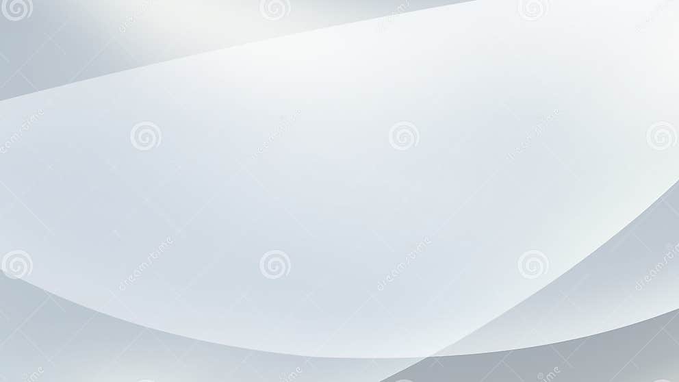 Light Gray Background with Translucent Rounded Shapes. Vector Graphics ...