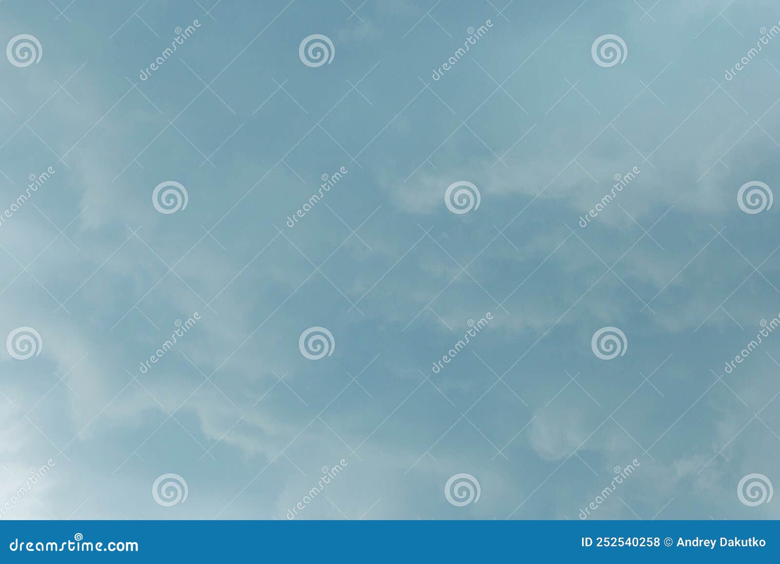 Light Gray Blue Sky Solid Clouds Rain Weather Change Background Nature ...