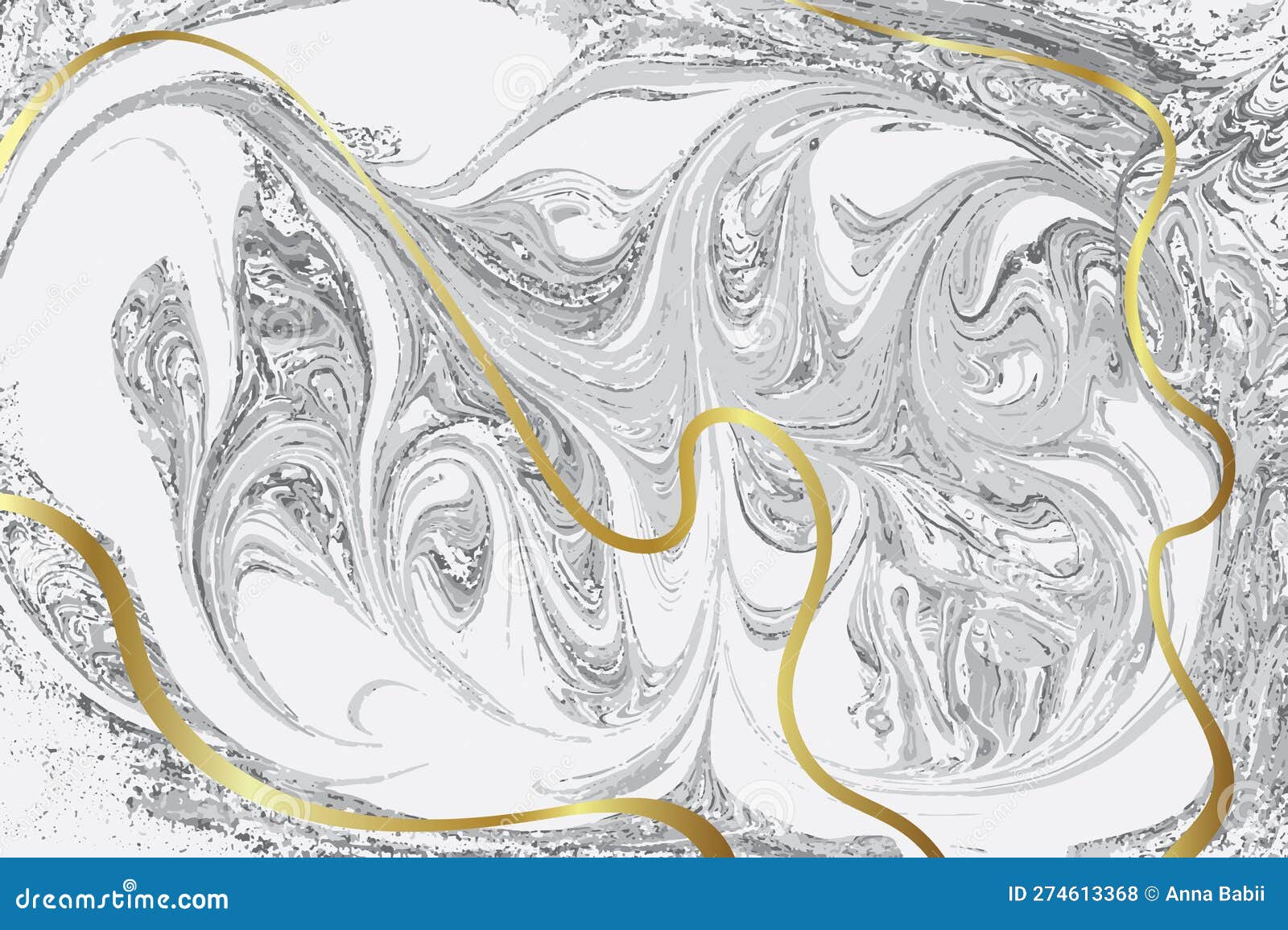 Light Gray and Gold Marble Vector Background Stock Vector ...