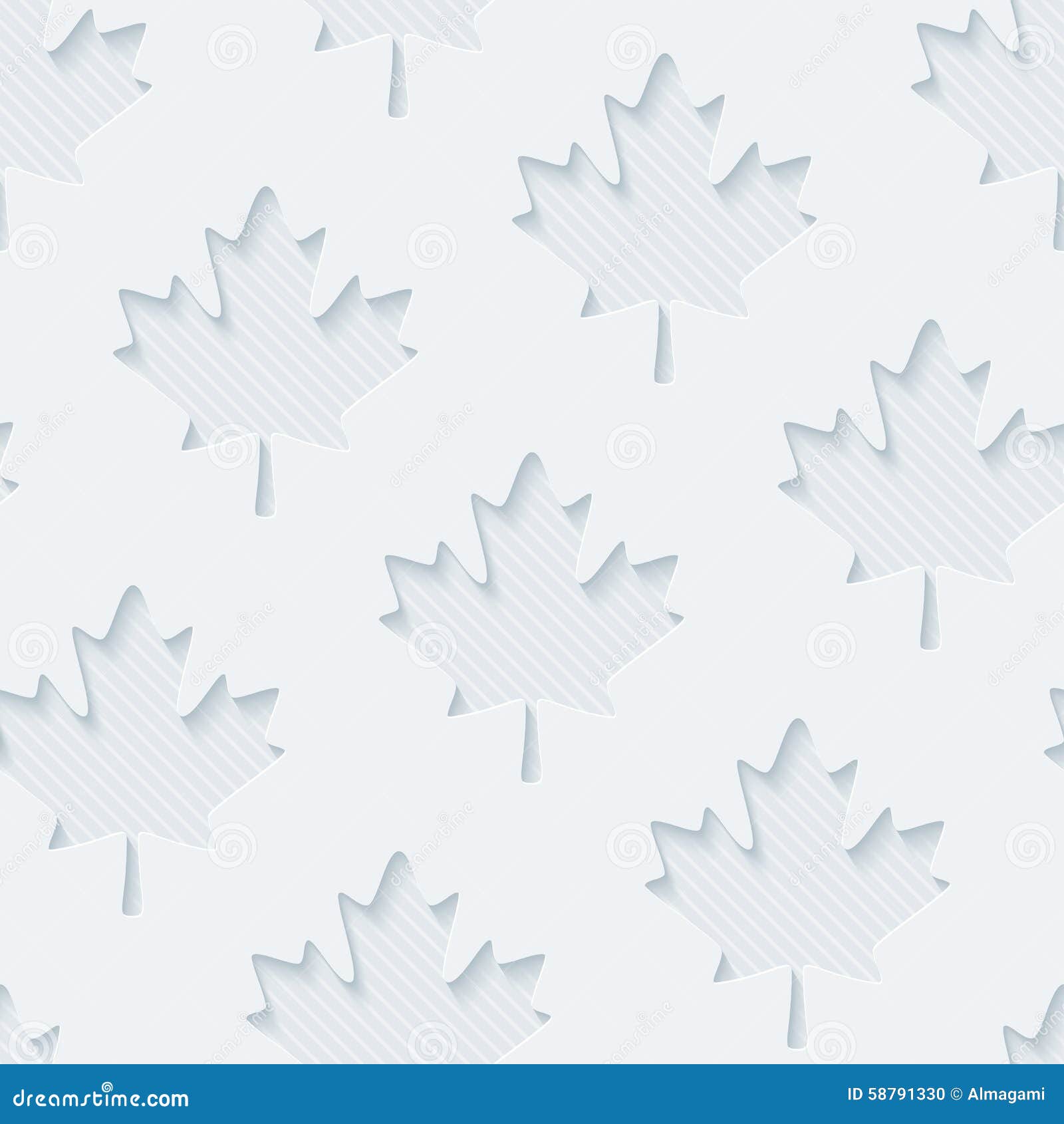 Light Gray Maple Leaves Wallpaper. Stock Vector - Illustration of ...