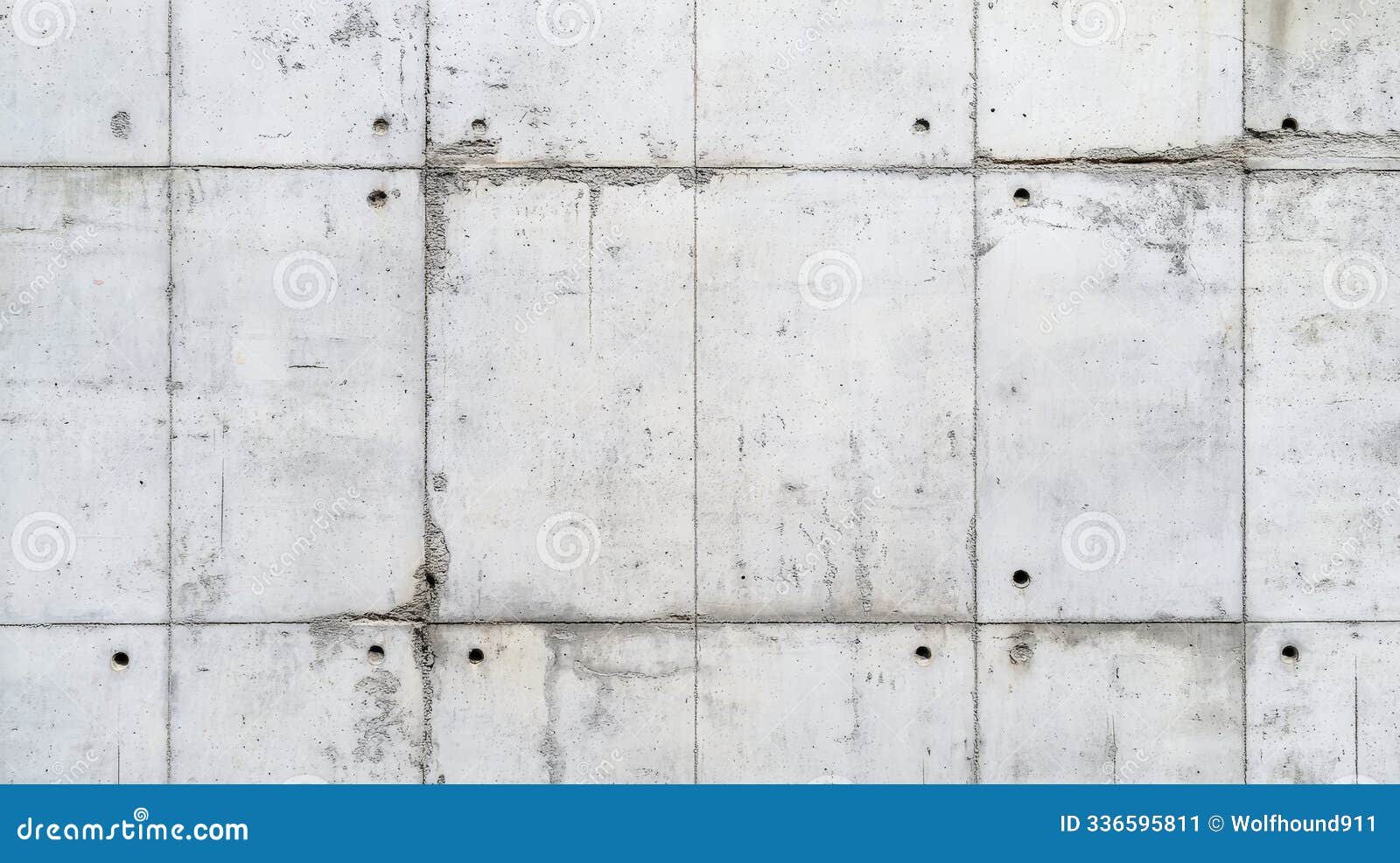 A Light Gray, Slightly Worn Concrete Wall with a Subtle Grid Pattern ...