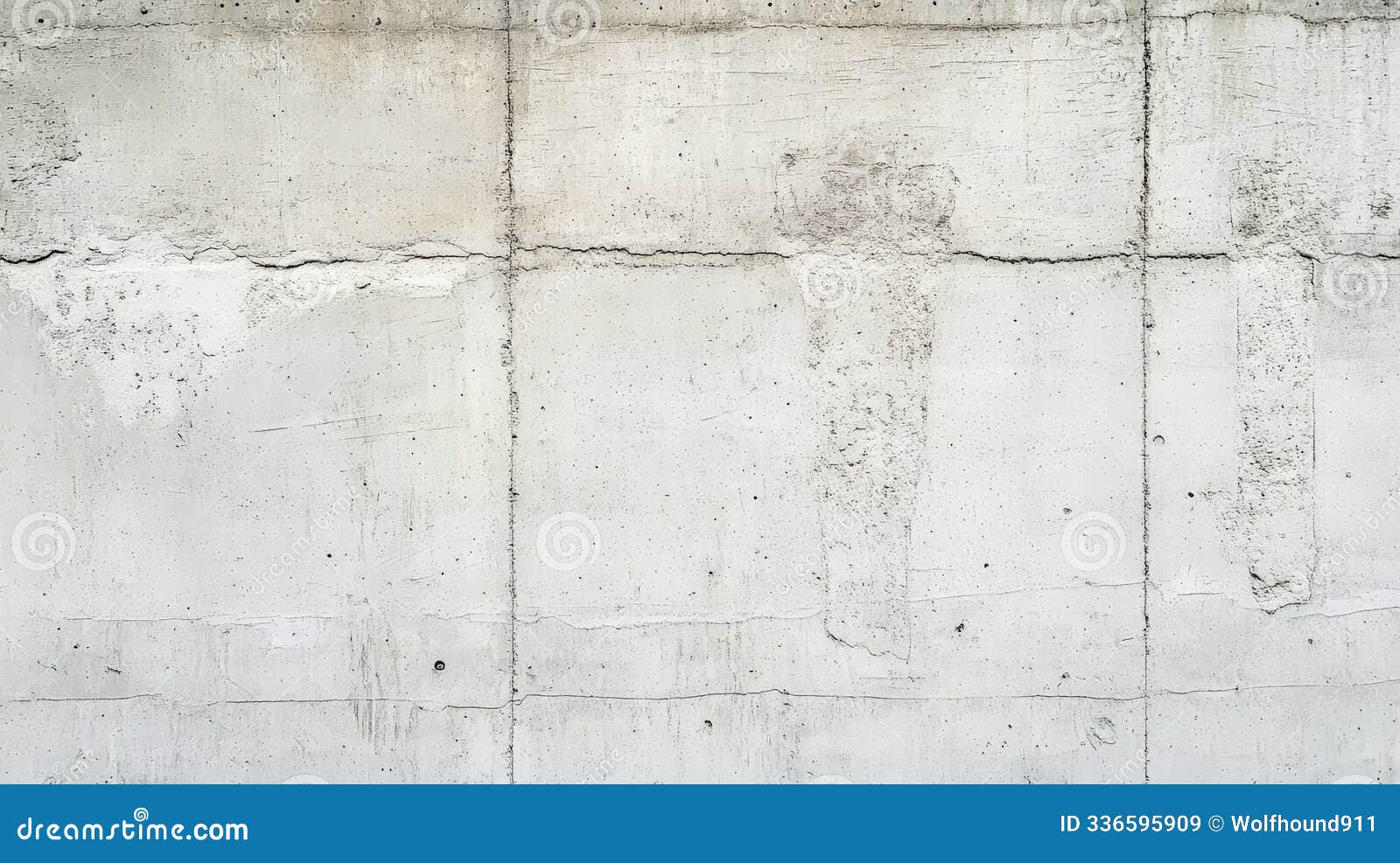A Light Gray, Slightly Worn Concrete Wall with a Subtle Grid Pattern ...