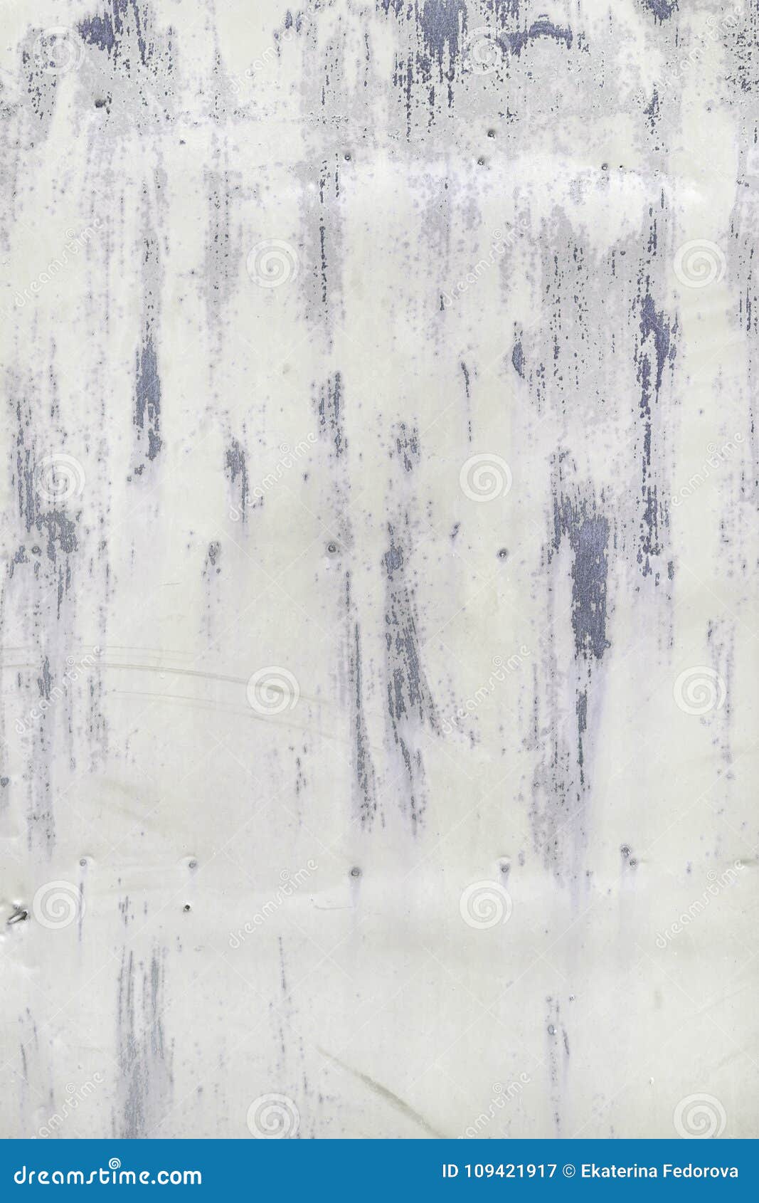 Light Gray Wall with Rusty Spots. Unusual Background with Old Paint and ...